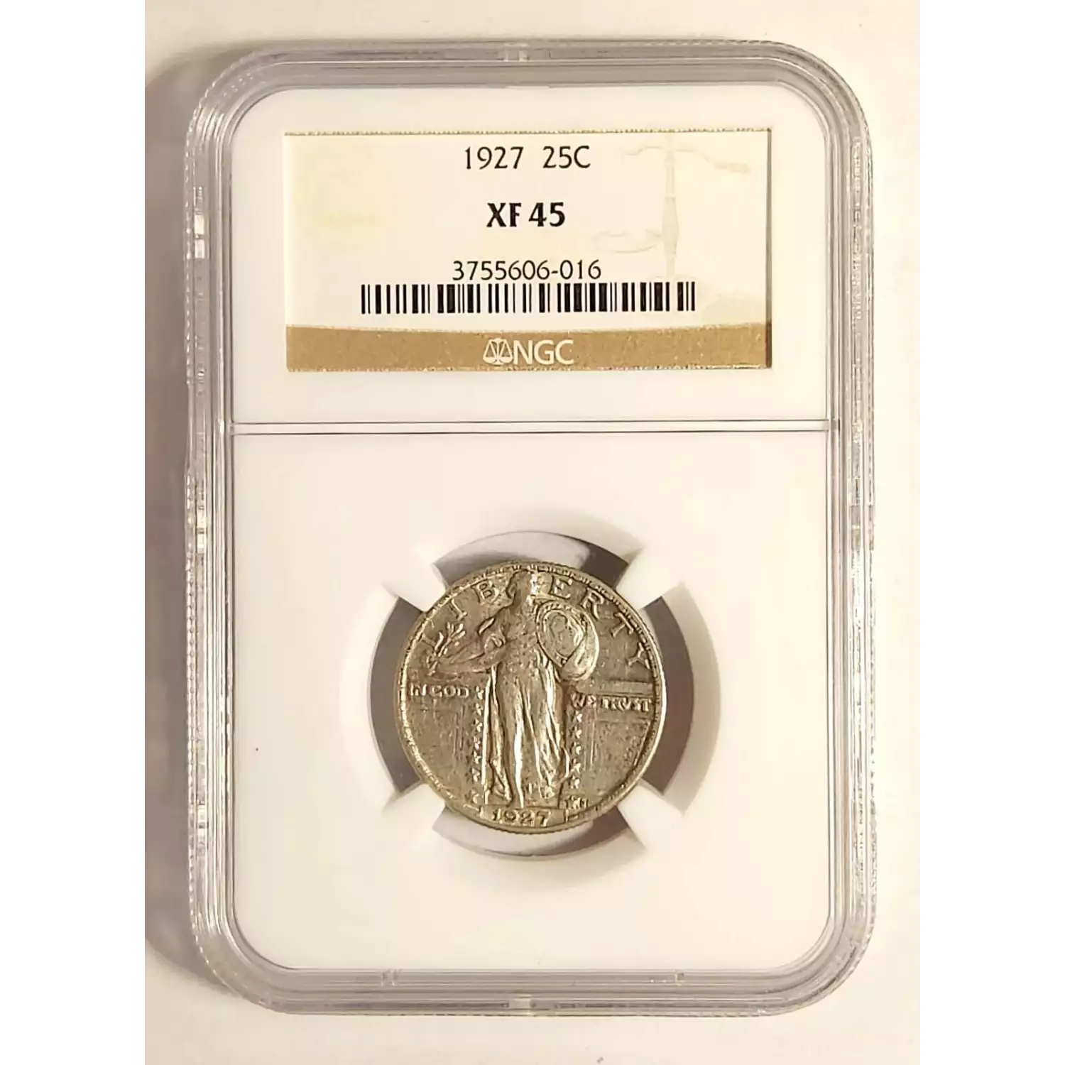1927 Standing Liberty Quarter NGC XF-45 - Bob Paul Rare Coins
