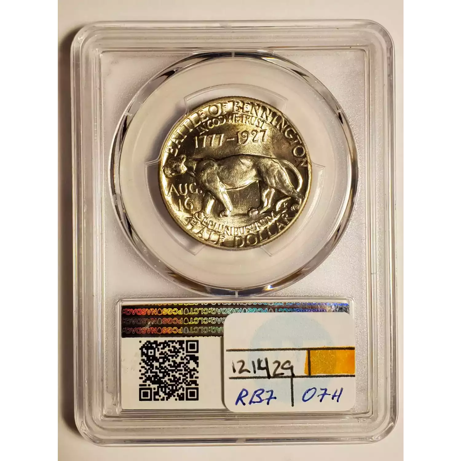 1927 Vermont Commem PCGS MS-66 Vermont - Bob Paul Rare Coins