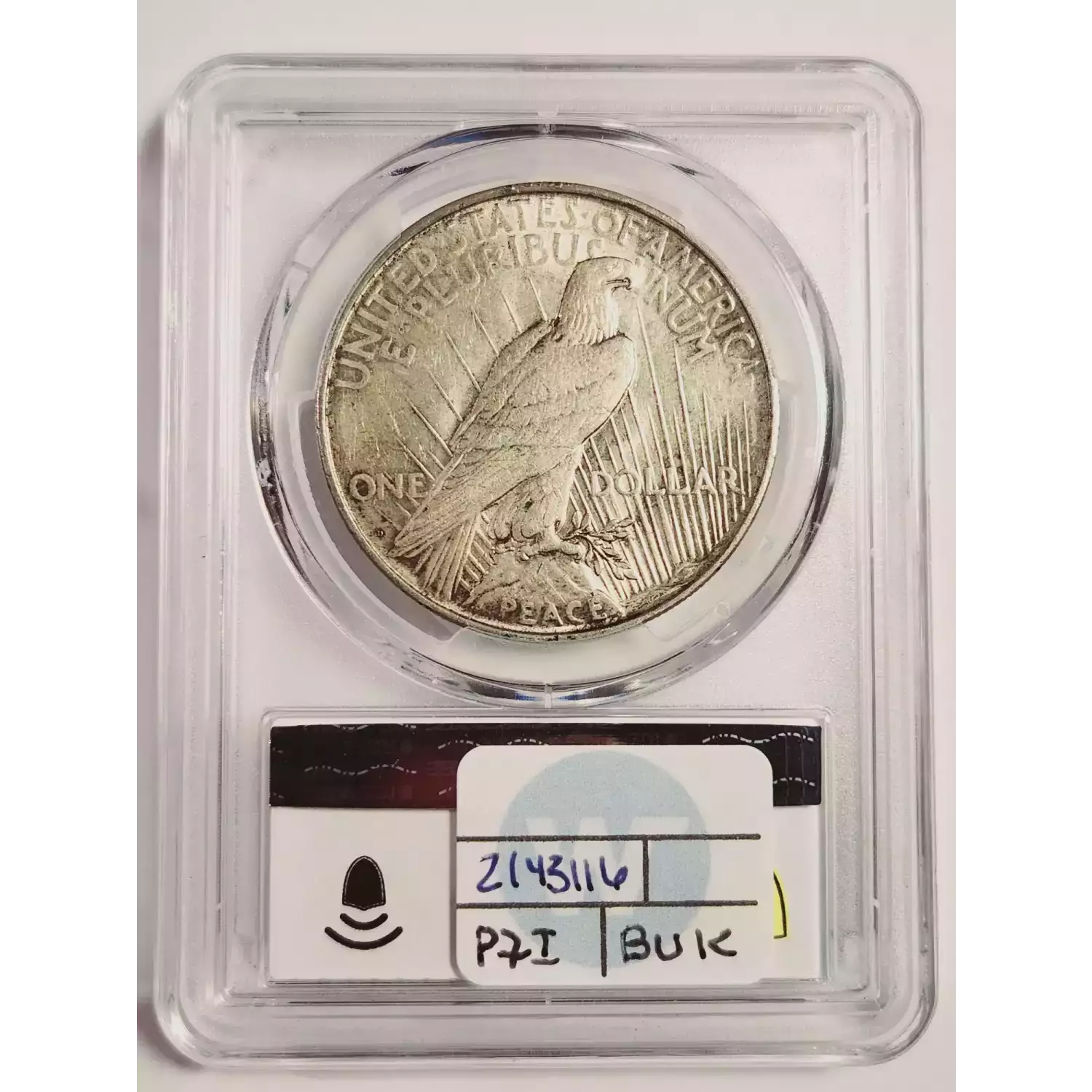 1927-D Peace Dollar PCGS AU-55 - Bob Paul Rare Coins