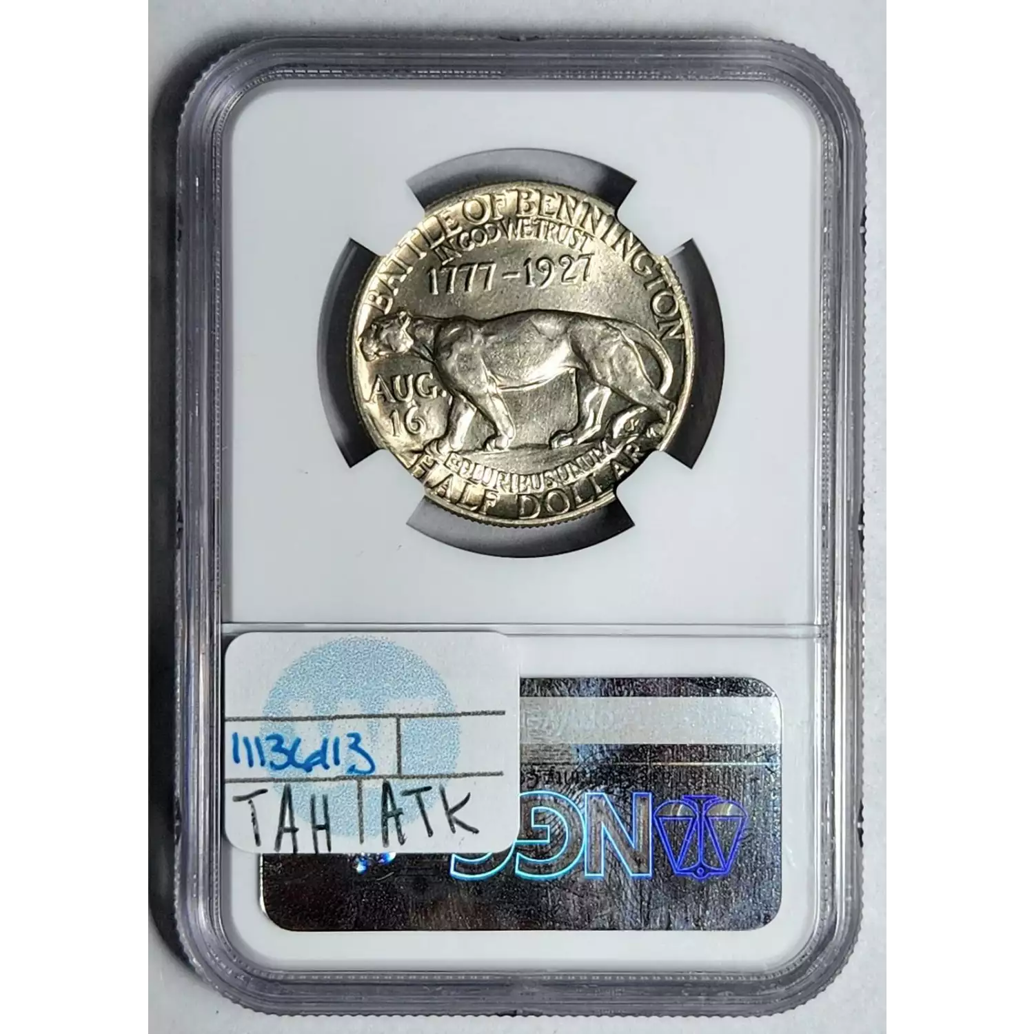 1927 Vermont Commem NGC MS-65 VERMONT - Bob Paul Rare Coins