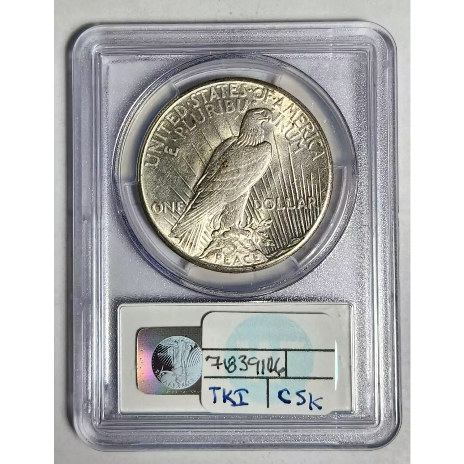 1928 Peace Dollar PCGS AU-58 - Bob Paul Rare Coins