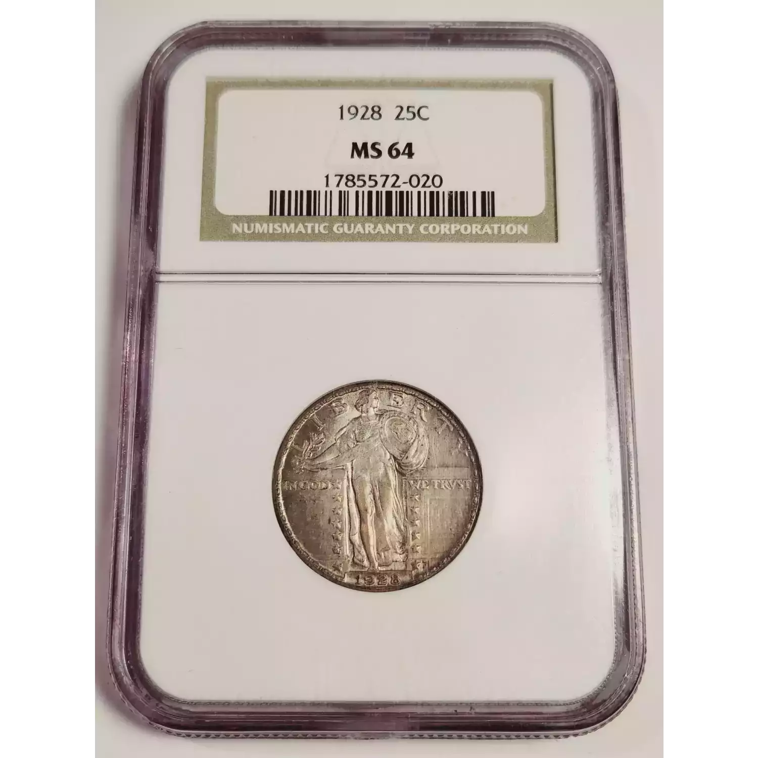1928 Standing Liberty Quarter NGC MS-64 - Bob Paul Rare Coins