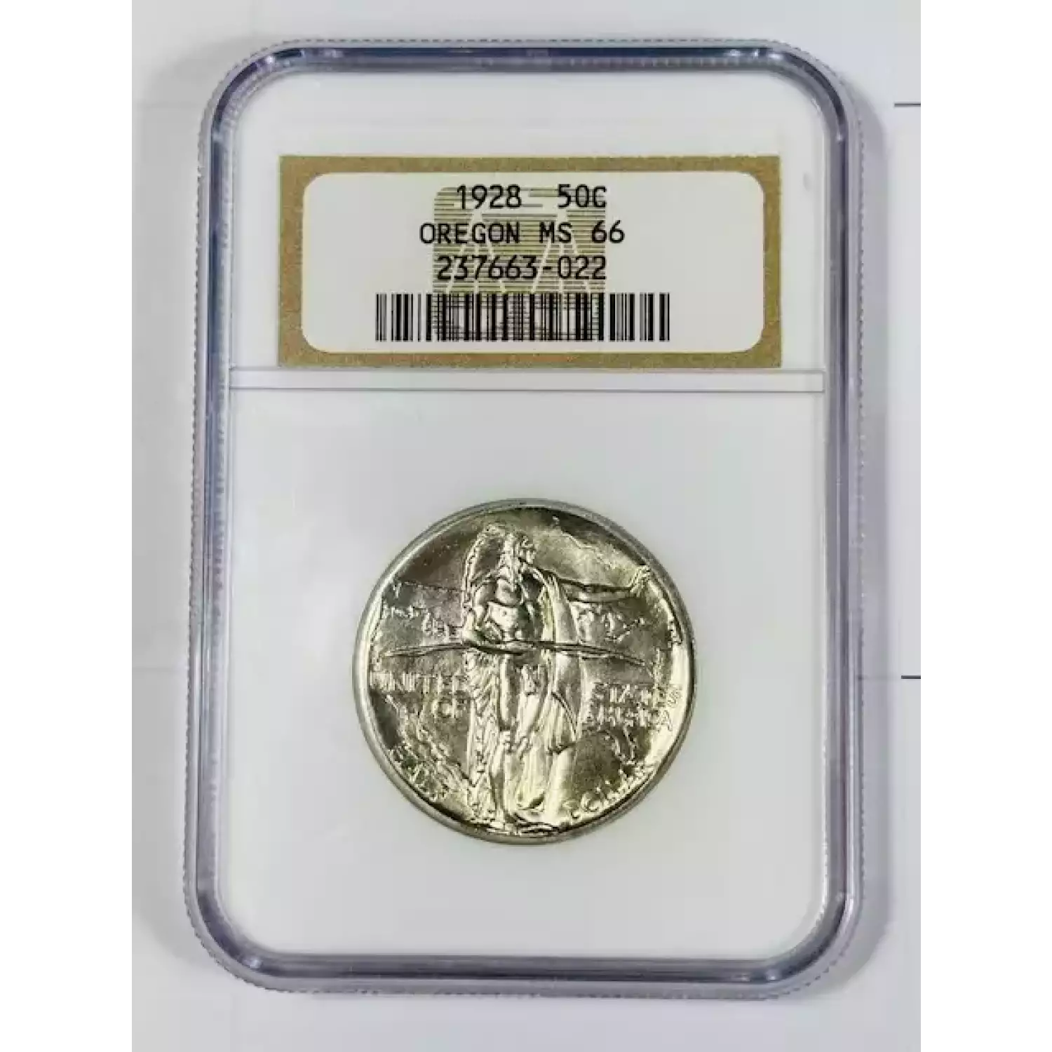 1928 Classic Commemorative Oregon Trail Memorial NGC MS-66 OREGON TRAIL ...
