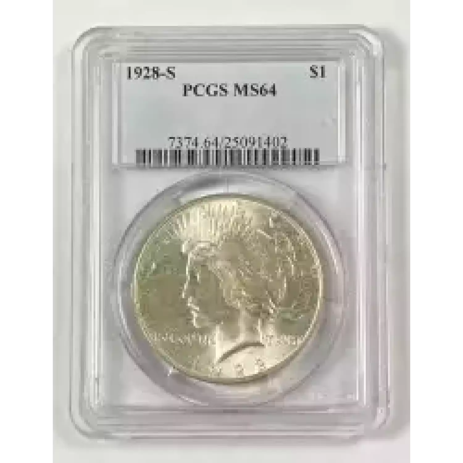 1928-S Peace Dollar PCGS MS-64 - Bob Paul Rare Coins