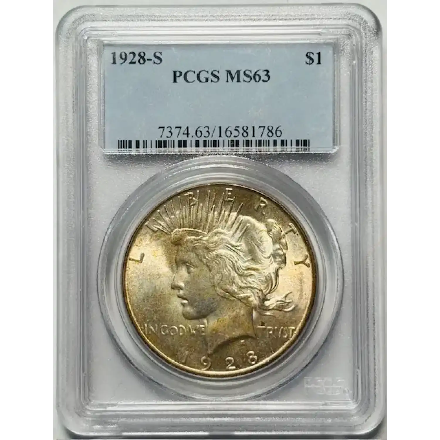 1928-S Peace Dollar PCGS MS-63 - Bob Paul Rare Coins