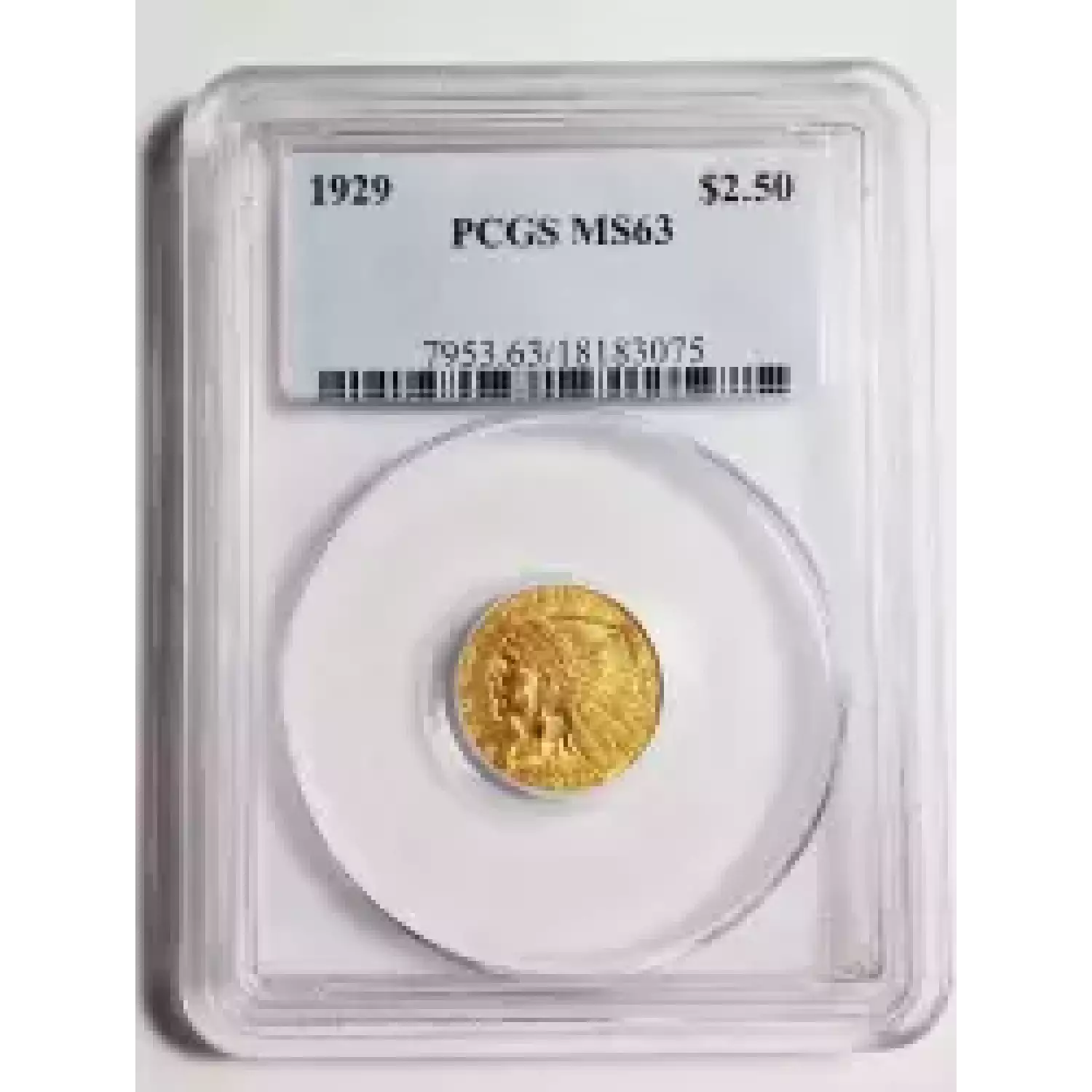 1929 Gold Quarter Eagles $2 1/2 Indian Head PCGS MS-63 - Bob Paul Rare ...