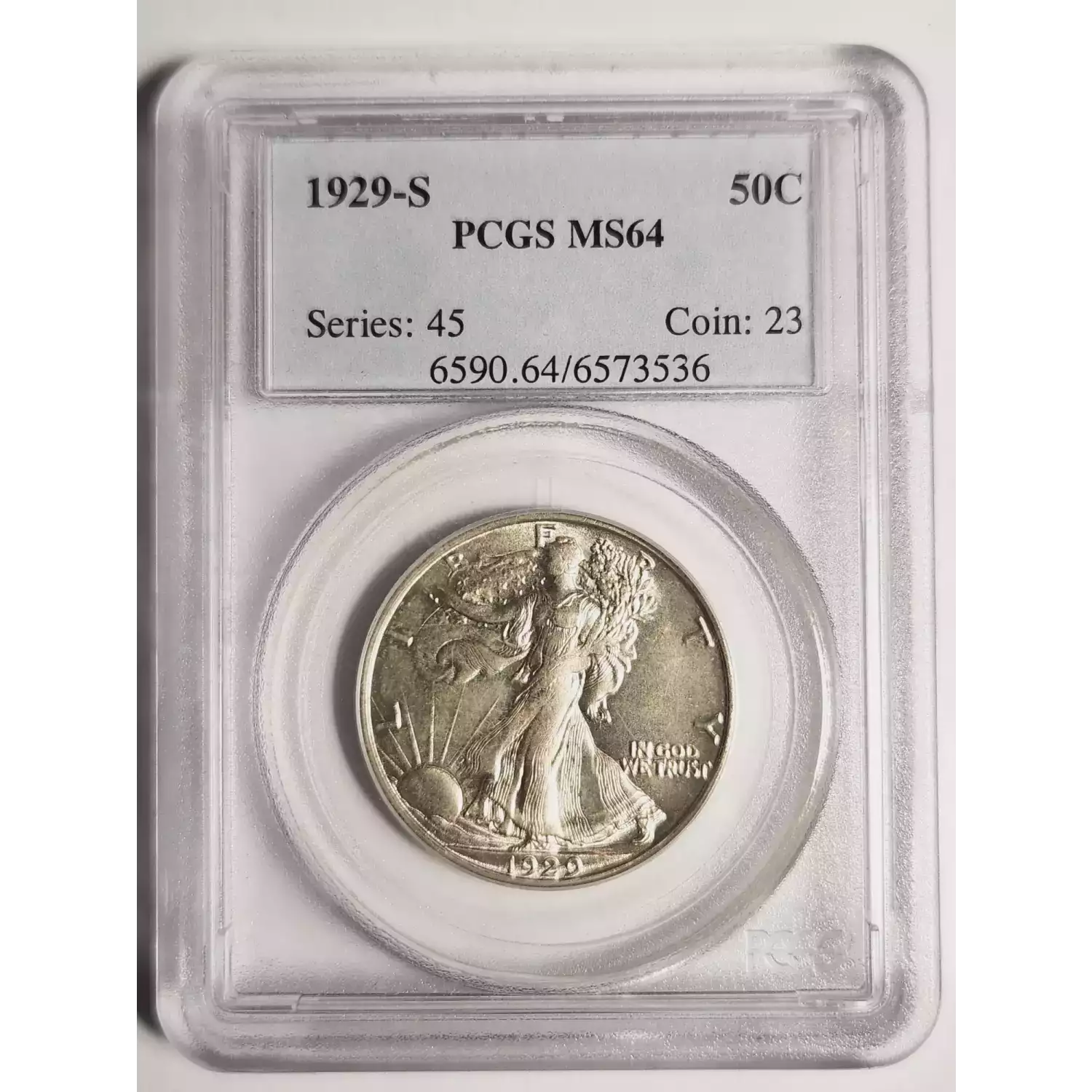 1929-S Walking Liberty Half Dollar PCGS MS-64 - Bob Paul Rare Coins