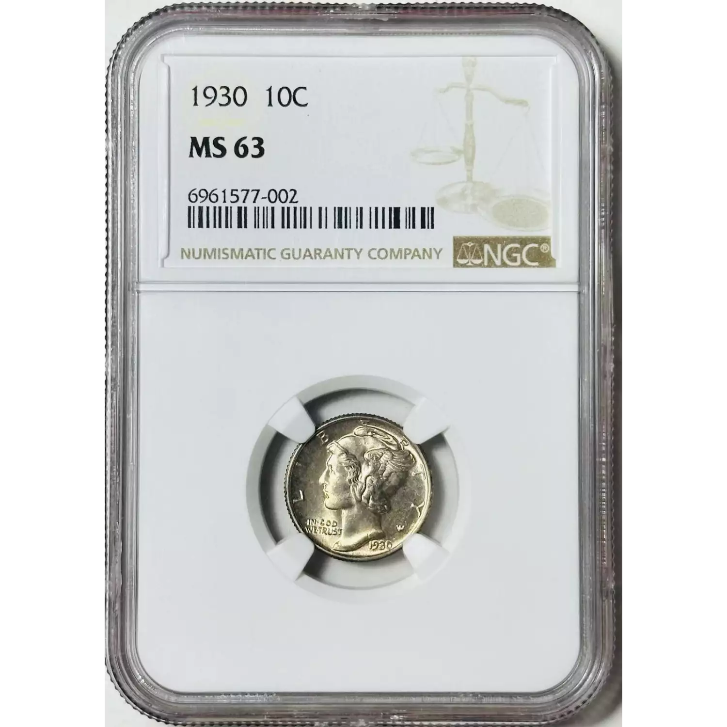 1930 Mercury Dime NGC MS-63 - Bob Paul Rare Coins