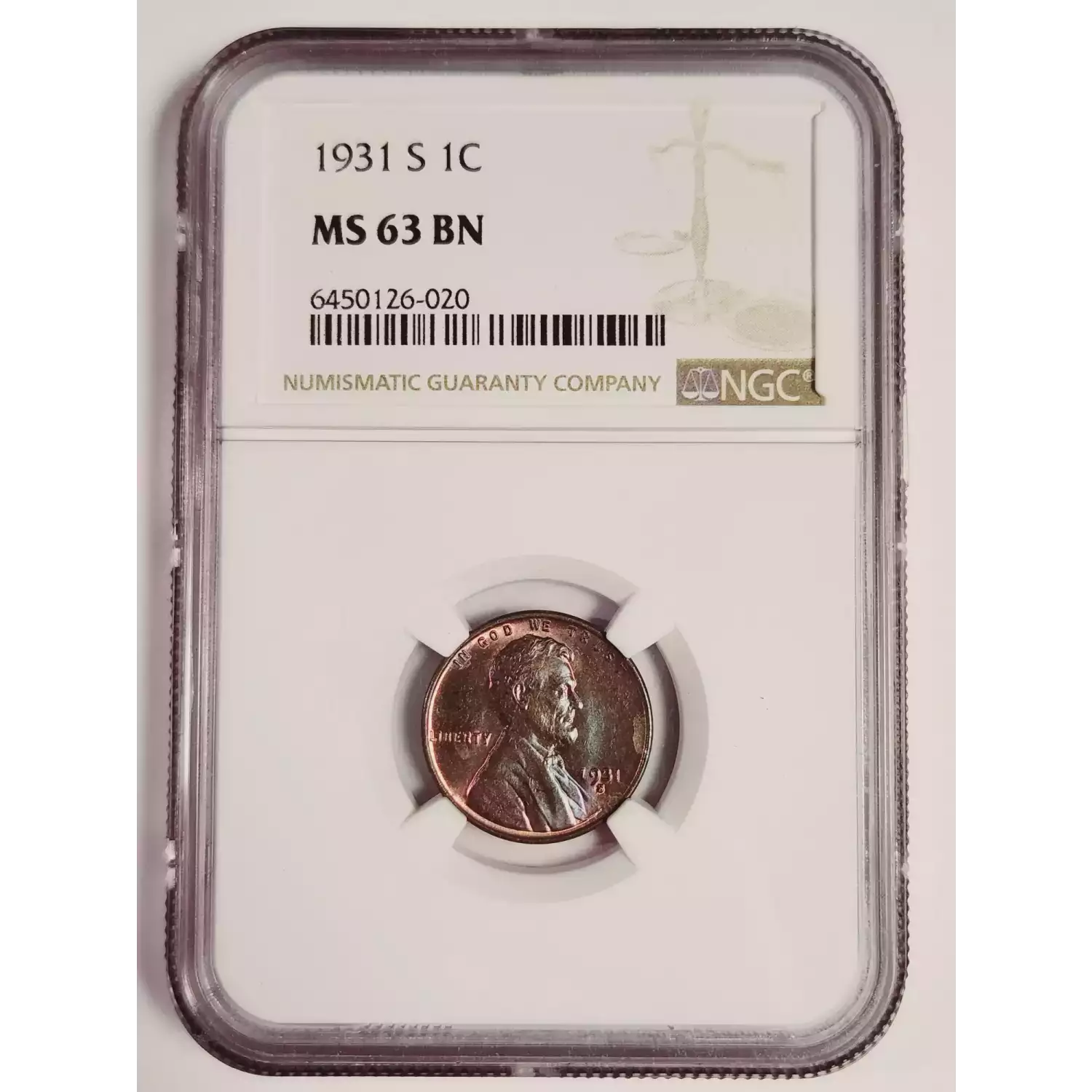 1931-S NGC MS-63 BN Small Cents Lincoln, Wheat Ears Reverse - Bob Paul Rare Coins