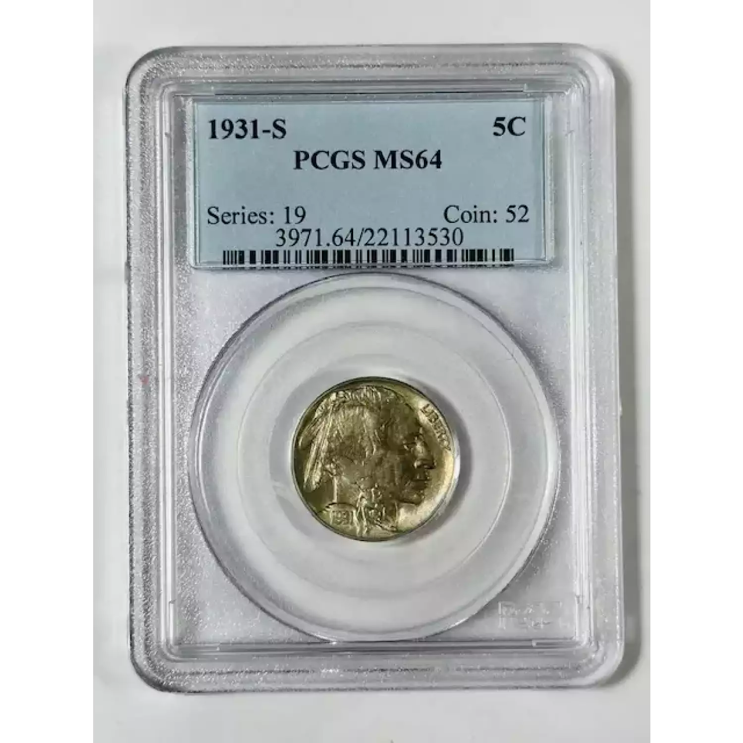 1931-S Buffalo Nickel PCGS MS-64 - Bob Paul Rare Coins