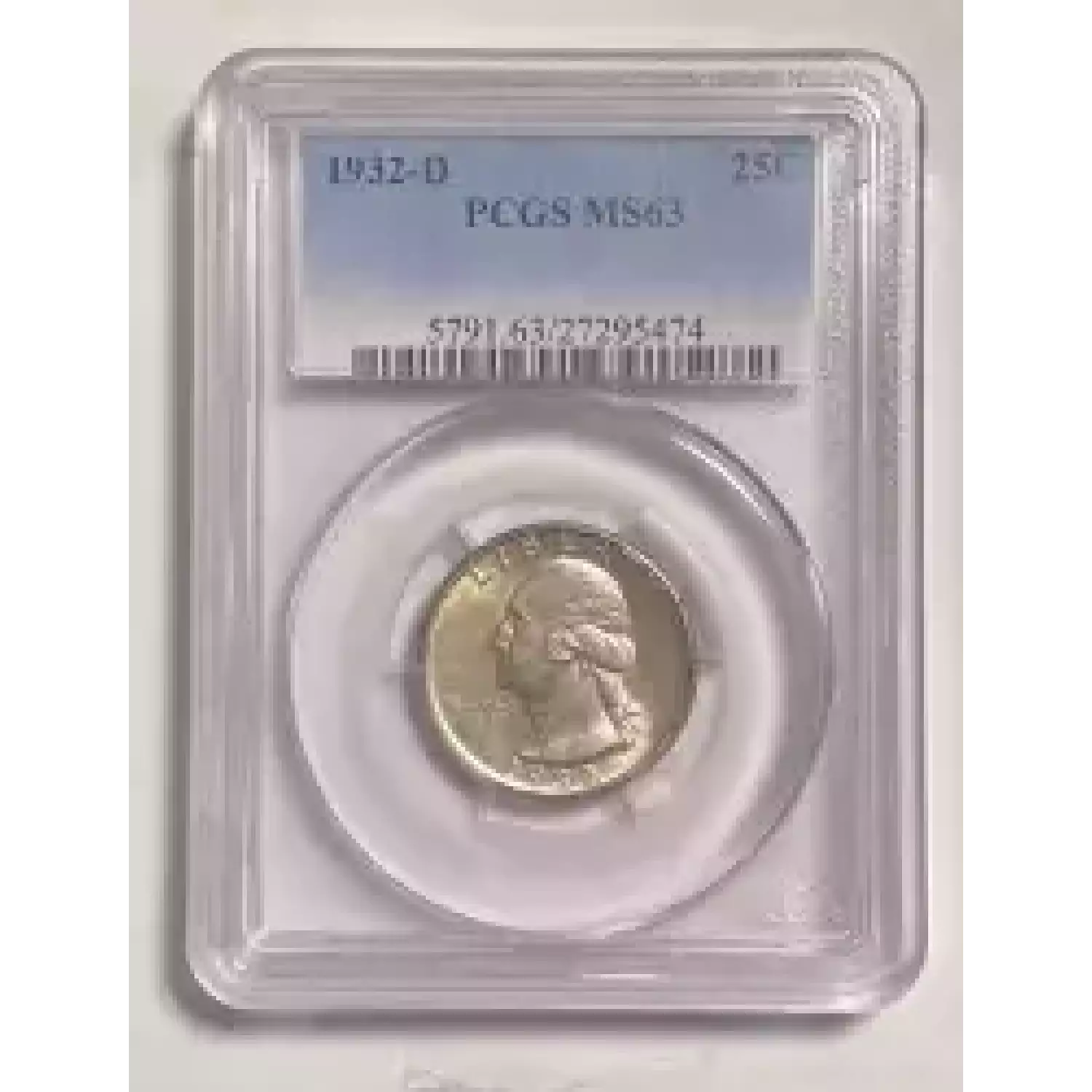 1932-D Washington Quarter PCGS MS-63 - Bob Paul Rare Coins