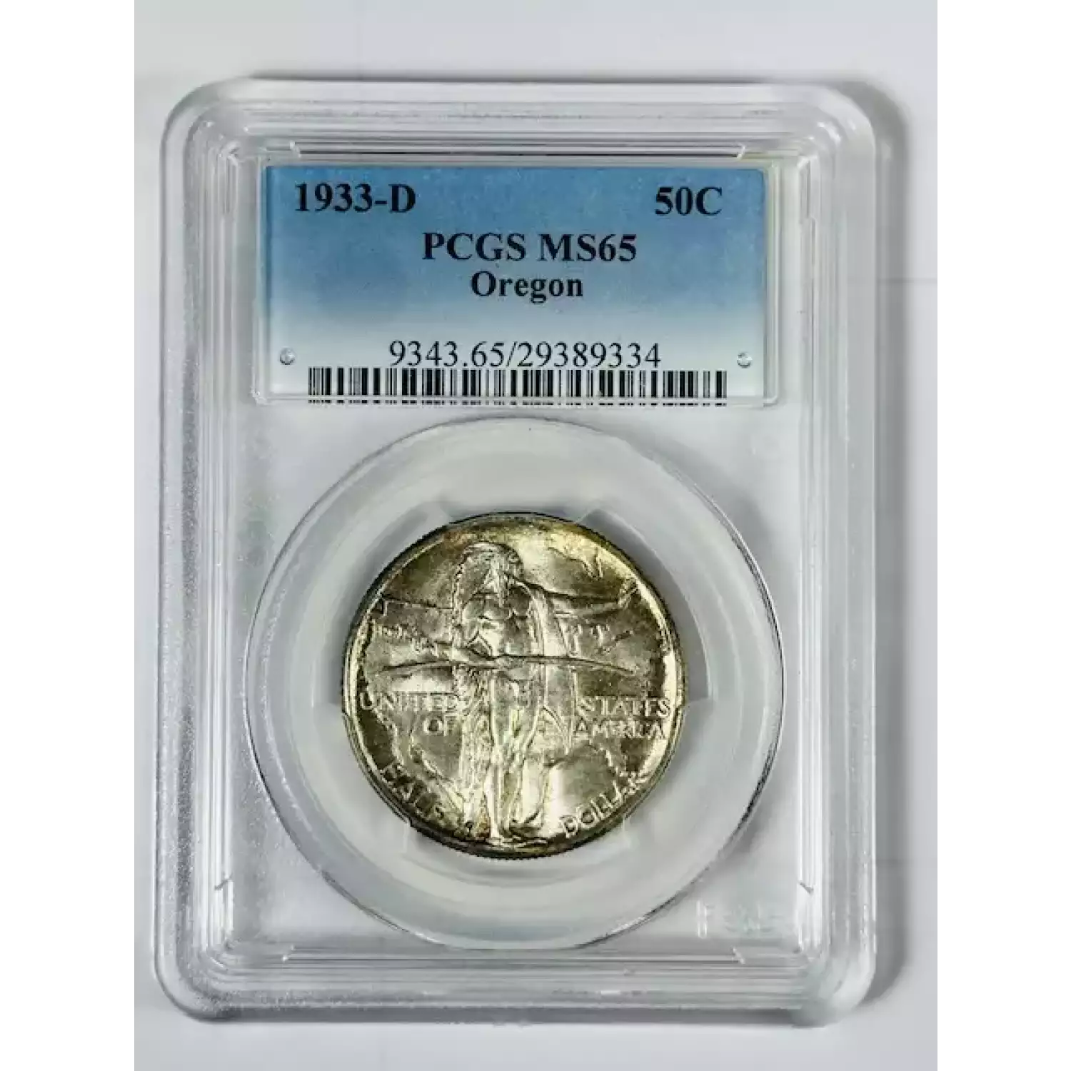 1933-D Classic Commemorative Oregon Trail Memorial PCGS MS-65 Oregon ...