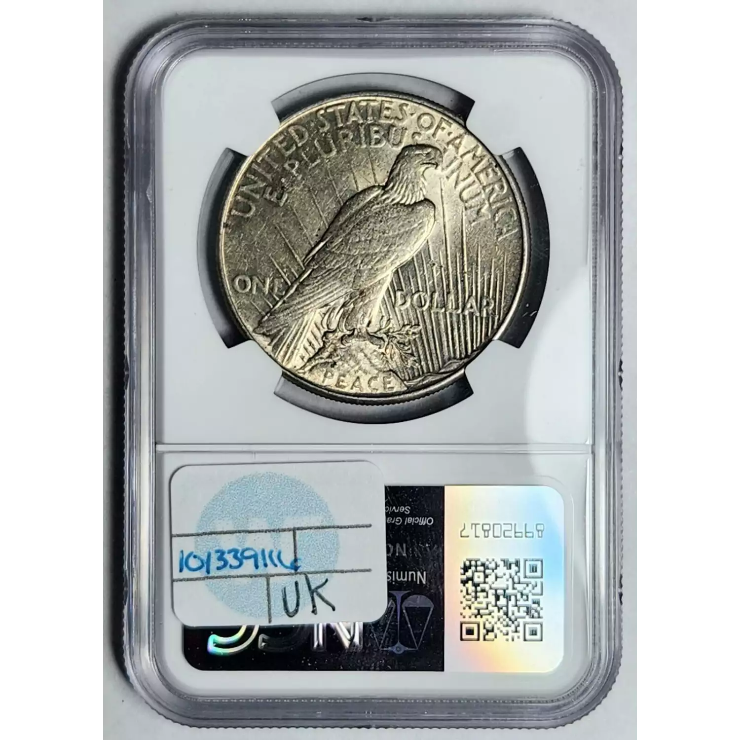 1934 Peace Dollar NGC AU-53 - Bob Paul Rare Coins