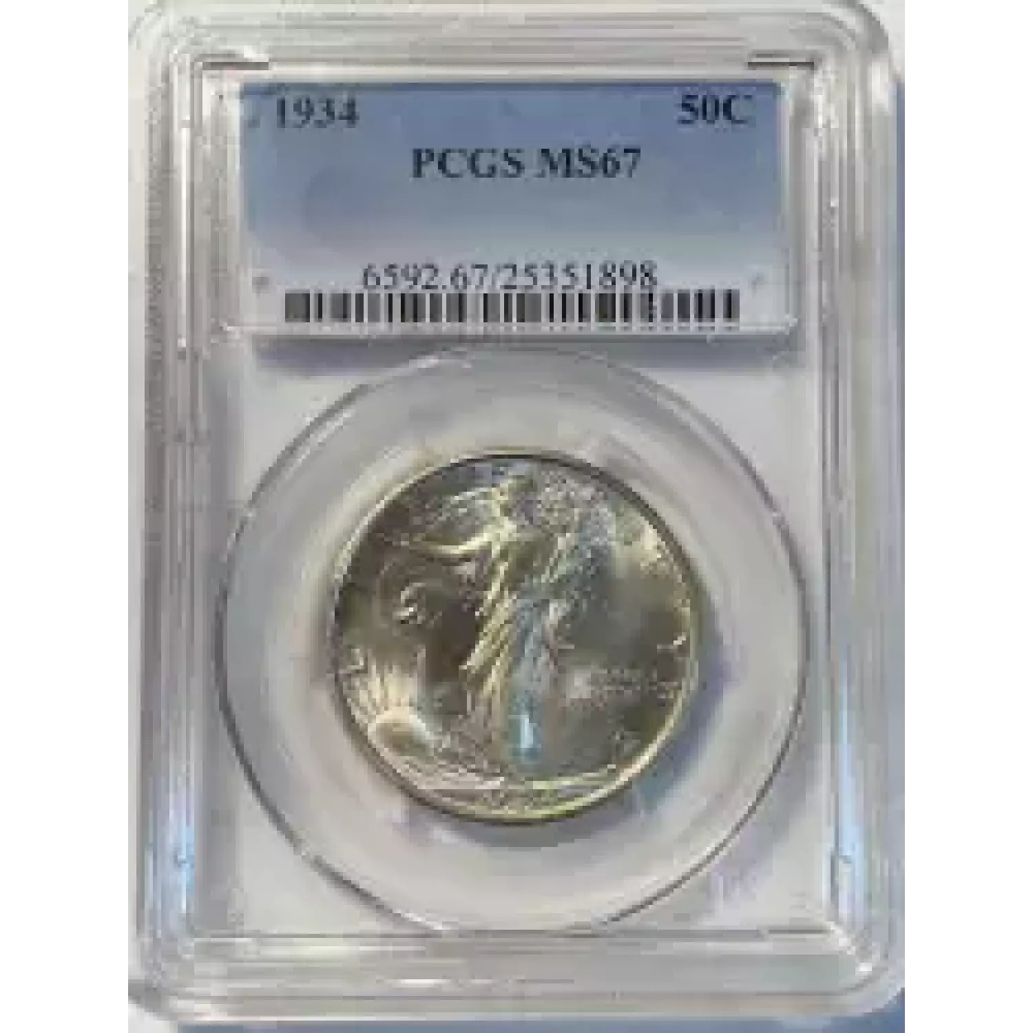 1934 Walking Liberty Half Dollar PCGS MS-67 - Bob Paul Rare Coins