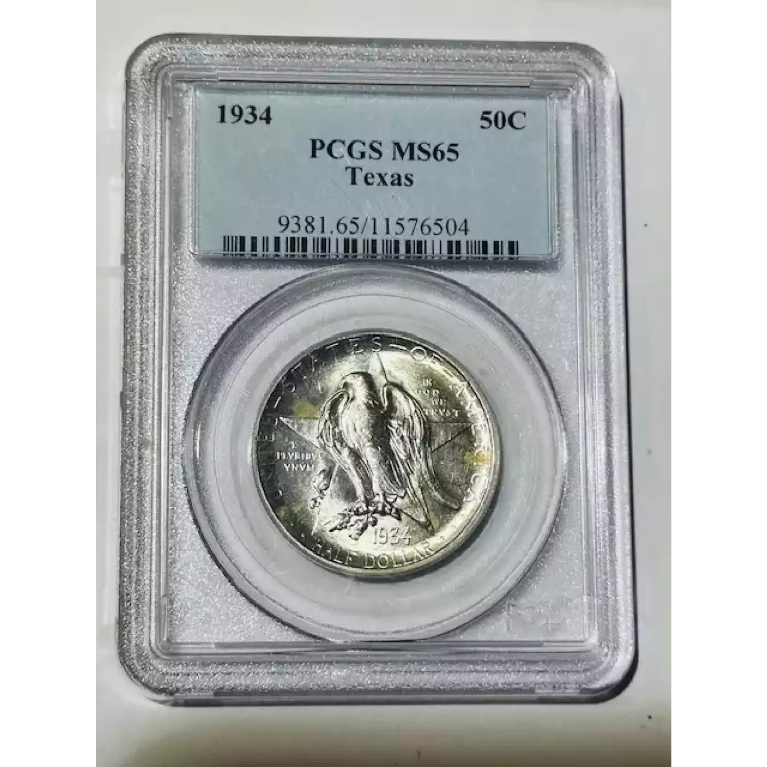 1934 Classic Commemorative Texas Independence Centennial PCGS MS-65 ...