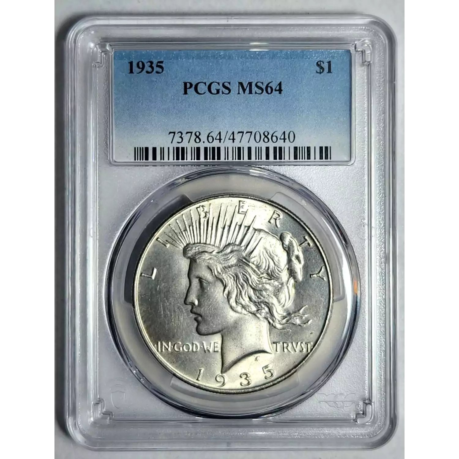 1935 Peace Dollar PCGS MS-64 - Bob Paul Rare Coins