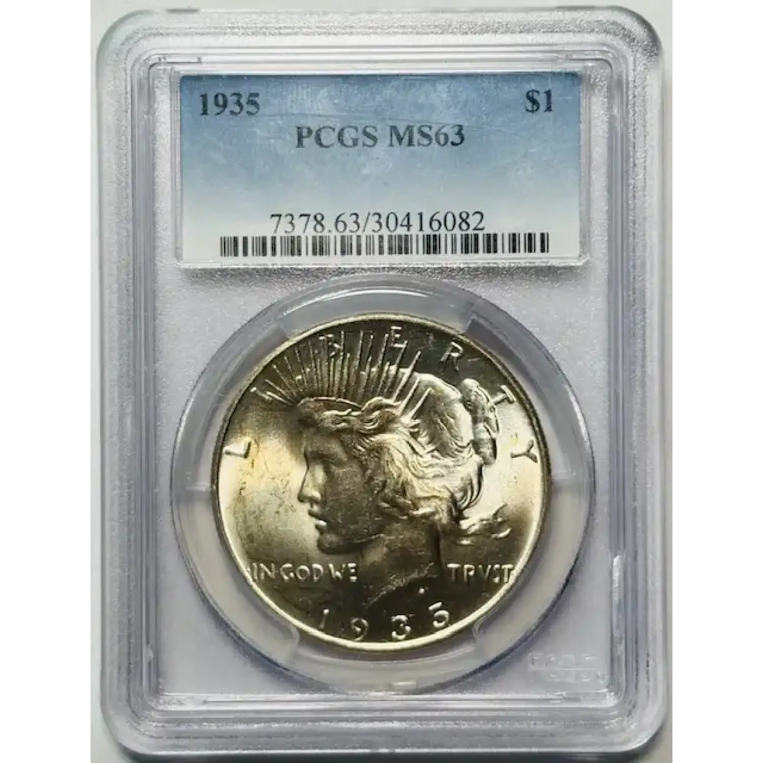 1935 Peace Dollar PCGS MS-63 - Bob Paul Rare Coins
