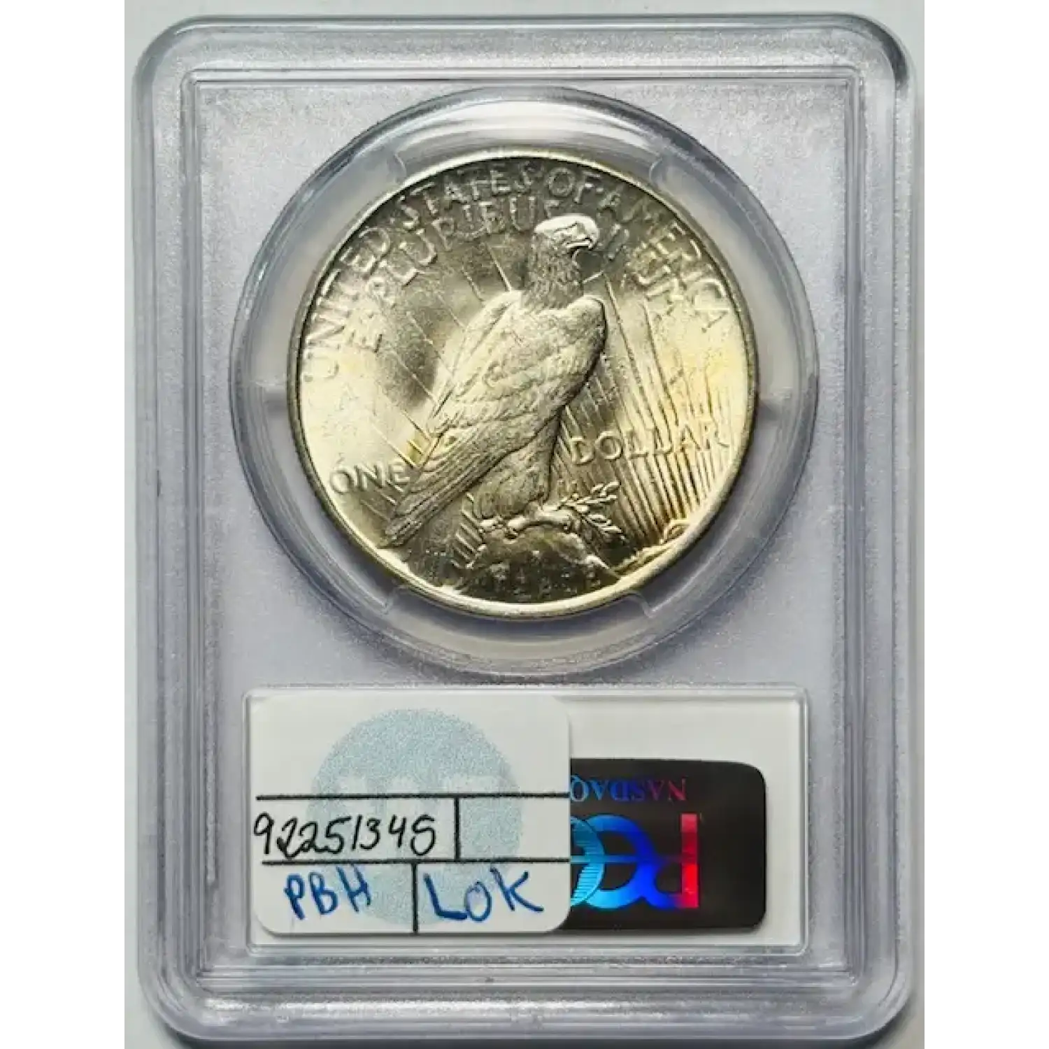 1935 Peace Dollar PCGS MS-63 - Bob Paul Rare Coins
