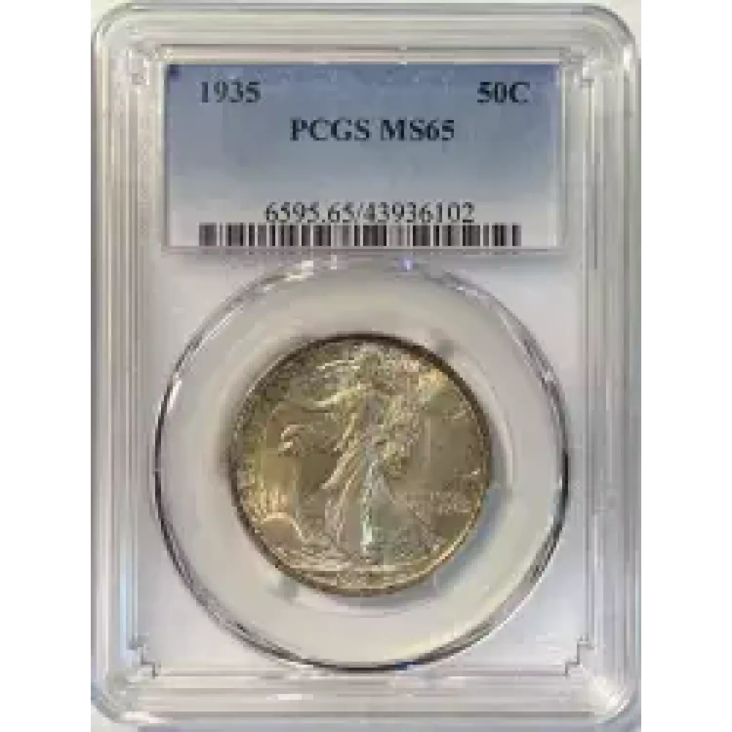 1935 Walking Liberty Half Dollar PCGS MS-65 - Bob Paul Rare Coins