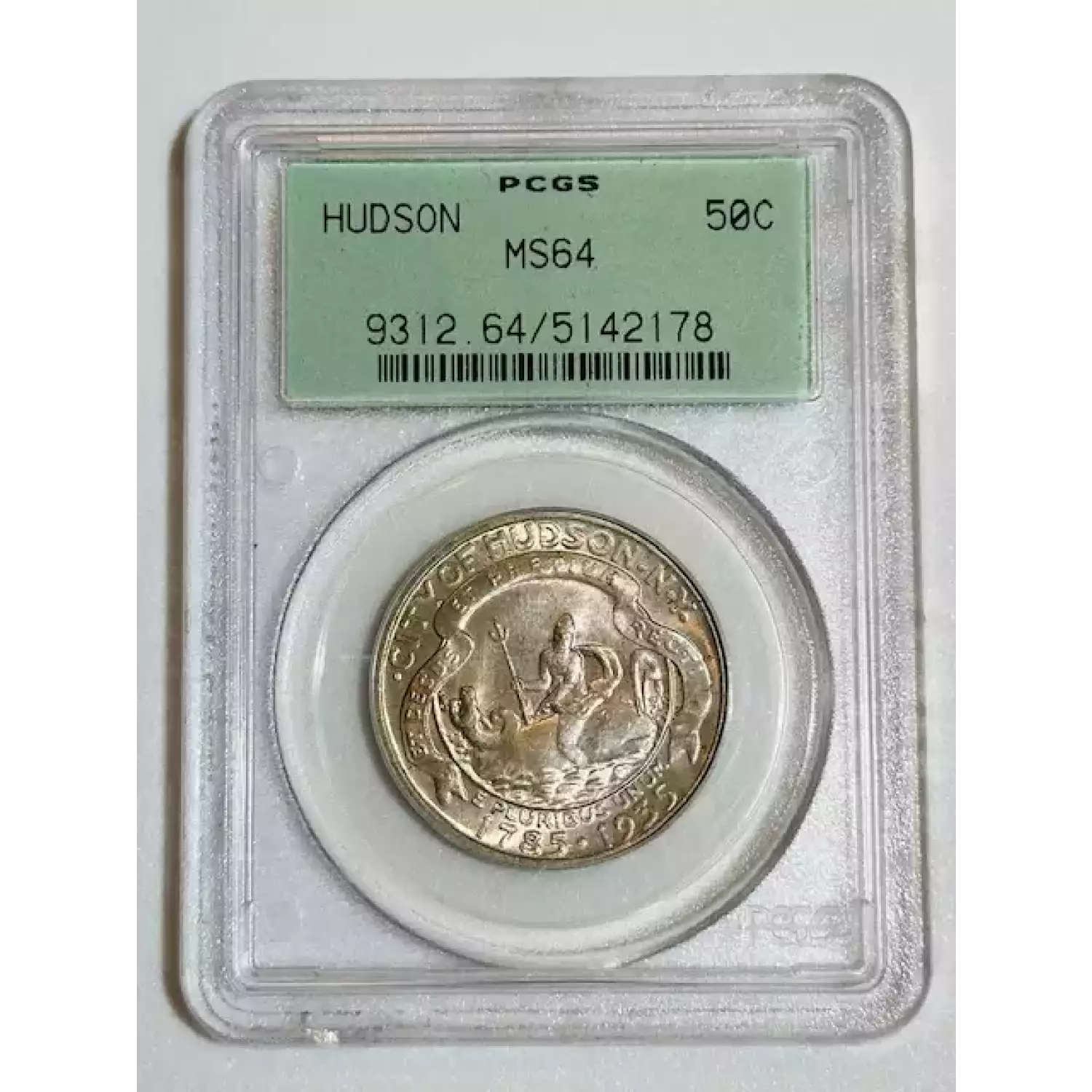 1935 Classic Commemorative Hudson, New York, Sesquicentennial PCGS MS ...