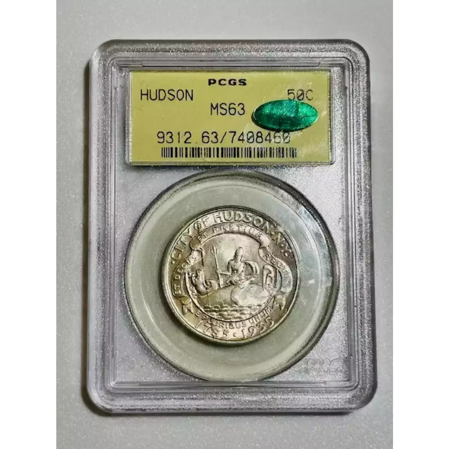 1935 Classic Commemorative Hudson, New York, Sesquicentennial PCGS MS ...