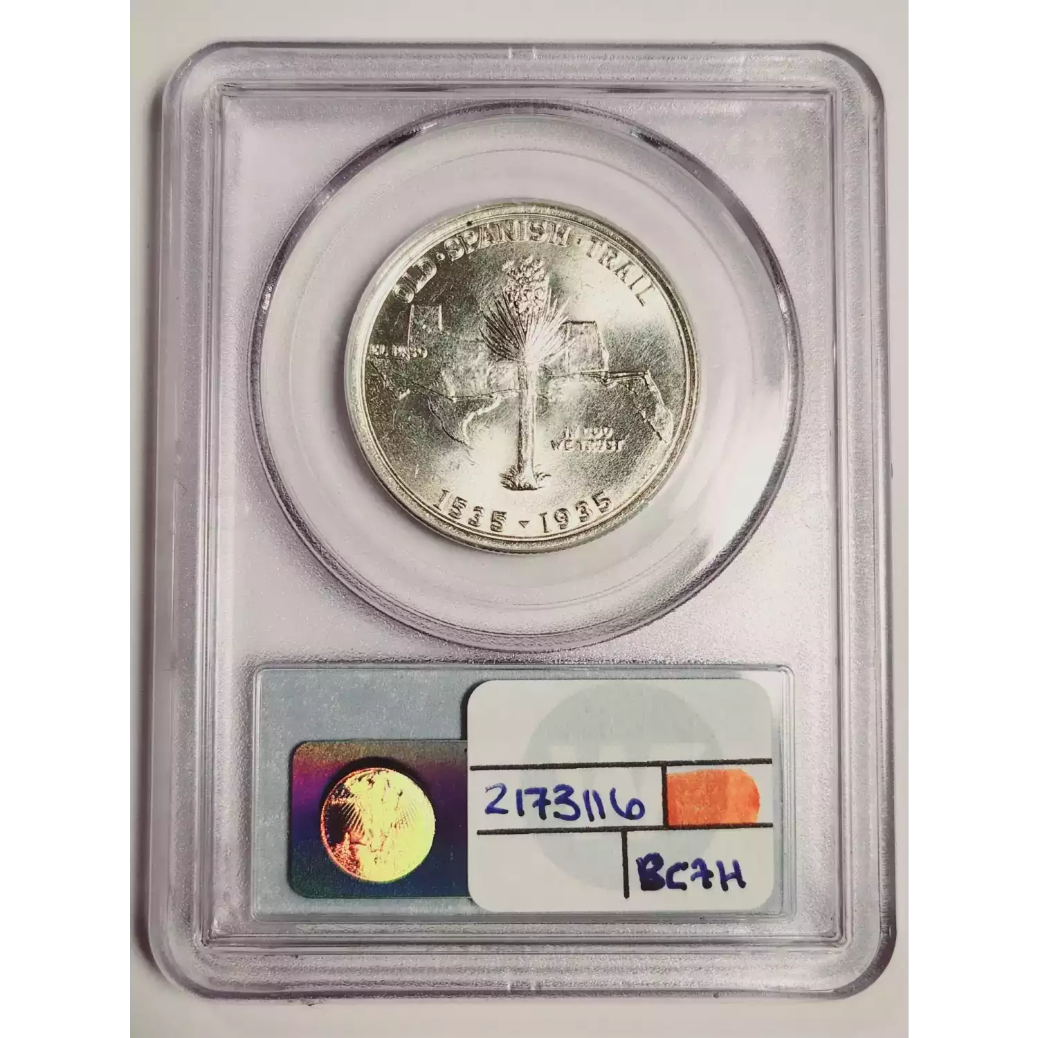 1935 Classic Commemorative Old Spanish Trail PCGS MS-64 Spanish Trail ...