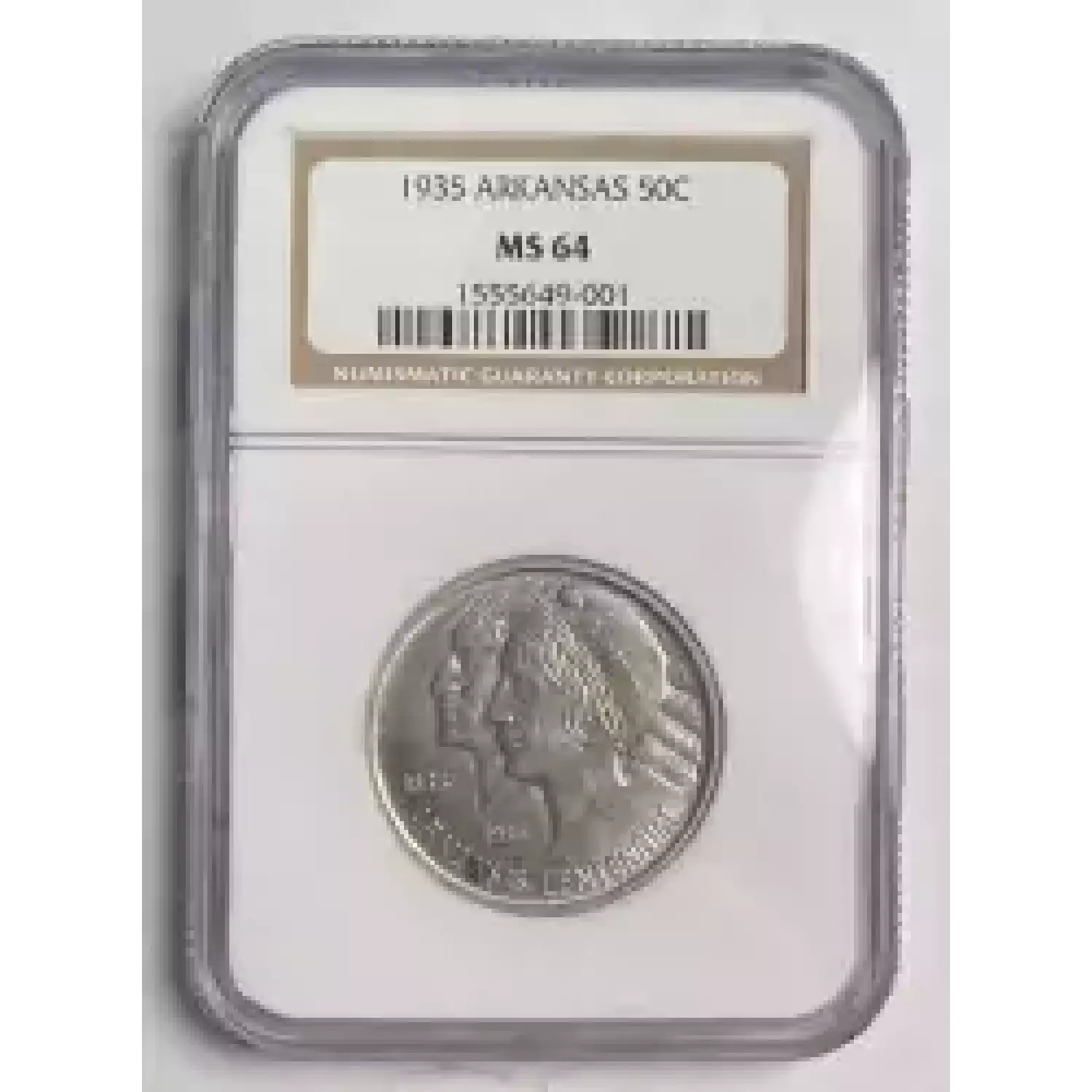 1935 Classic Commemorative Arkansas Centennial NGC MS-64 ARKANSAS - Bob ...