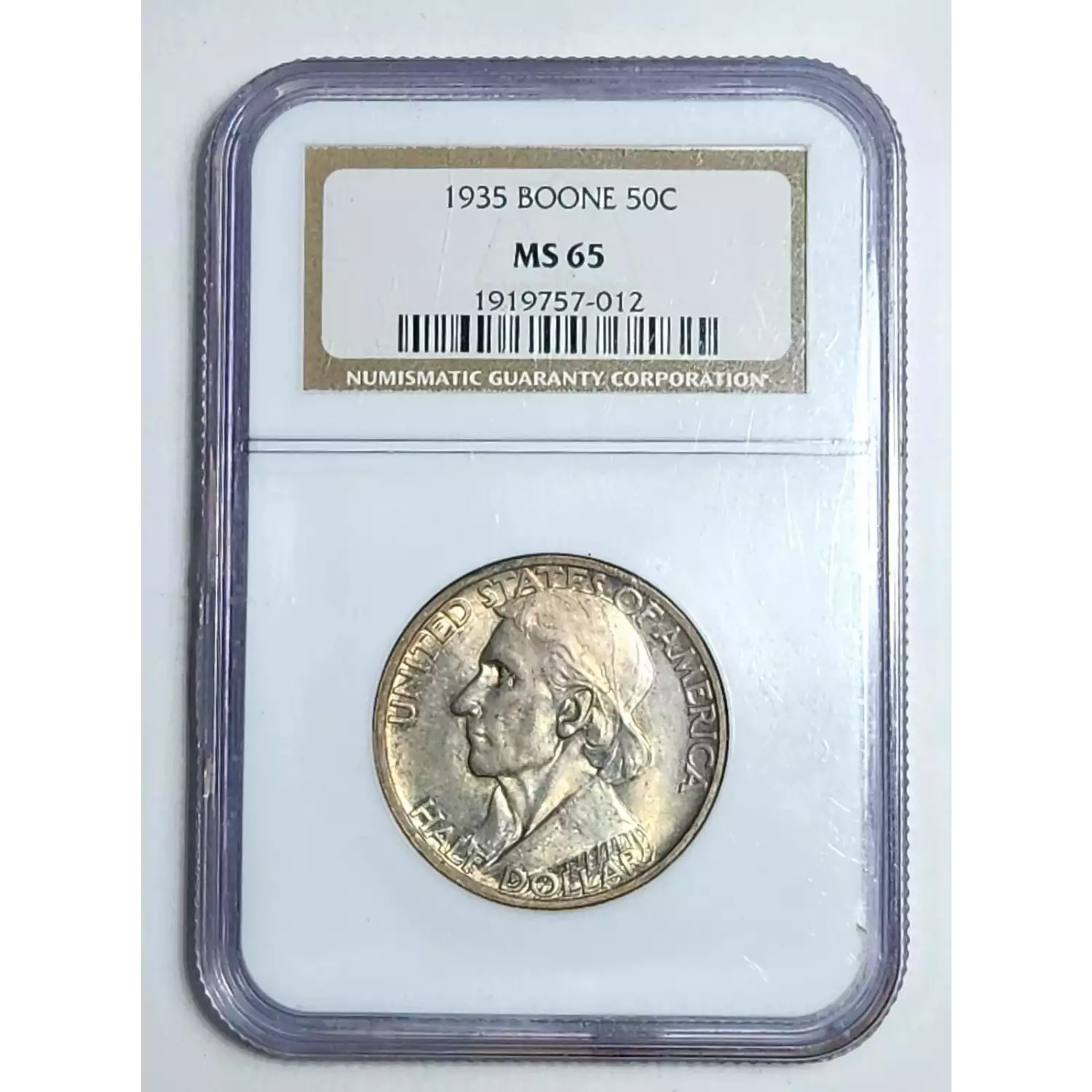 1935 Classic Commemorative Daniel Boone Bicentennial NGC MS-65 BOONE ...