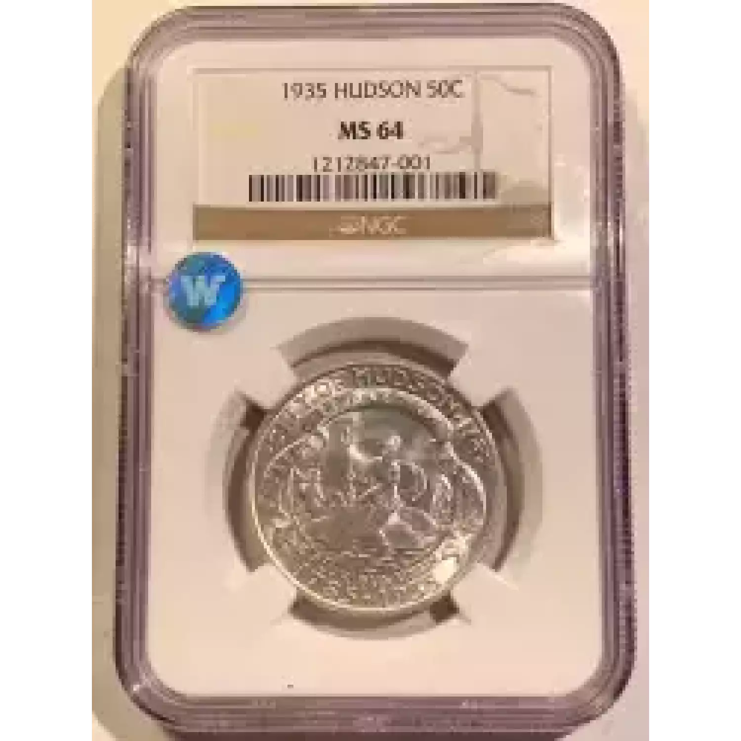 1935 Classic Commemorative Hudson, New York, Sesquicentennial NGC MS-64 ...