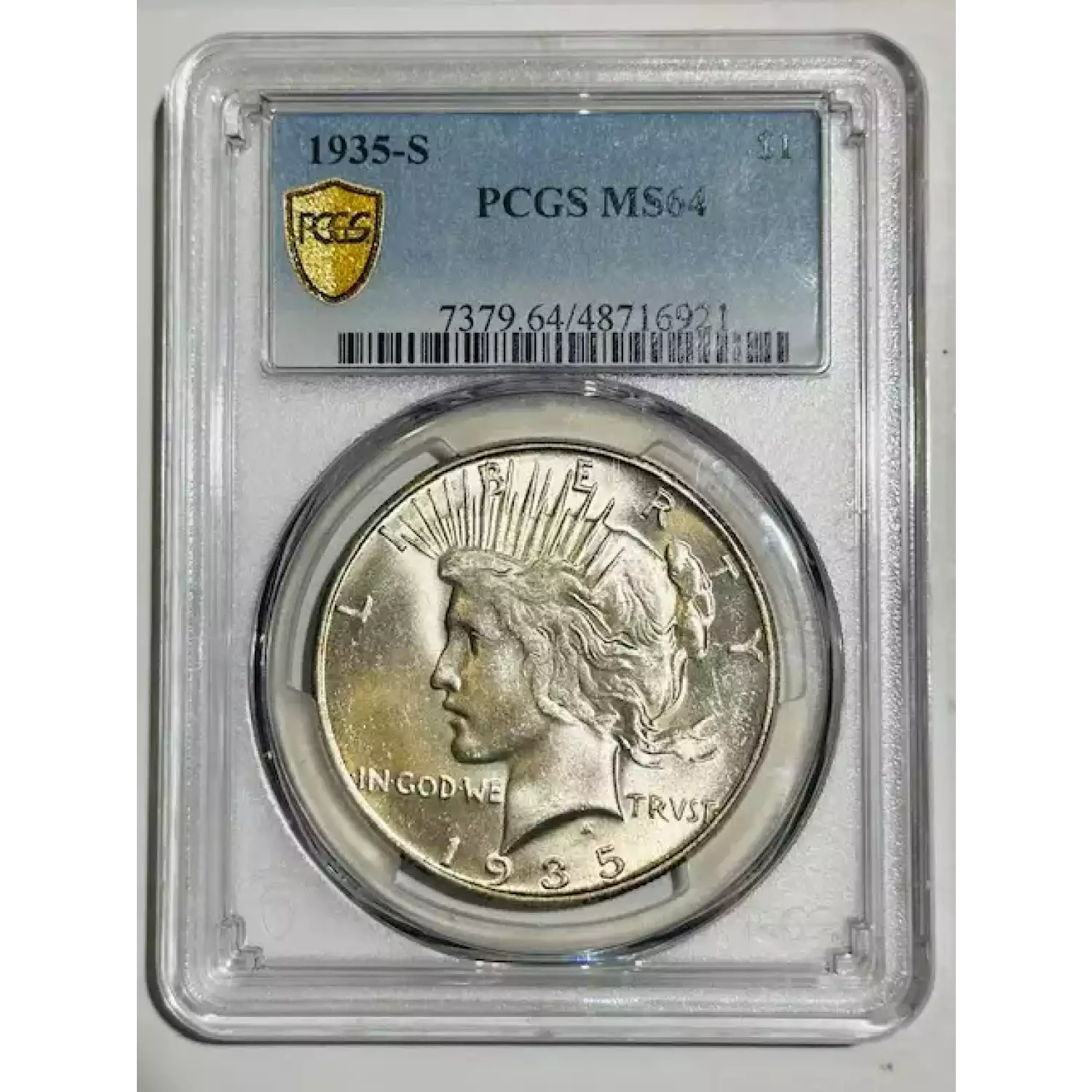 1935-S Peace Dollar PCGS MS-64 - Bob Paul Rare Coins