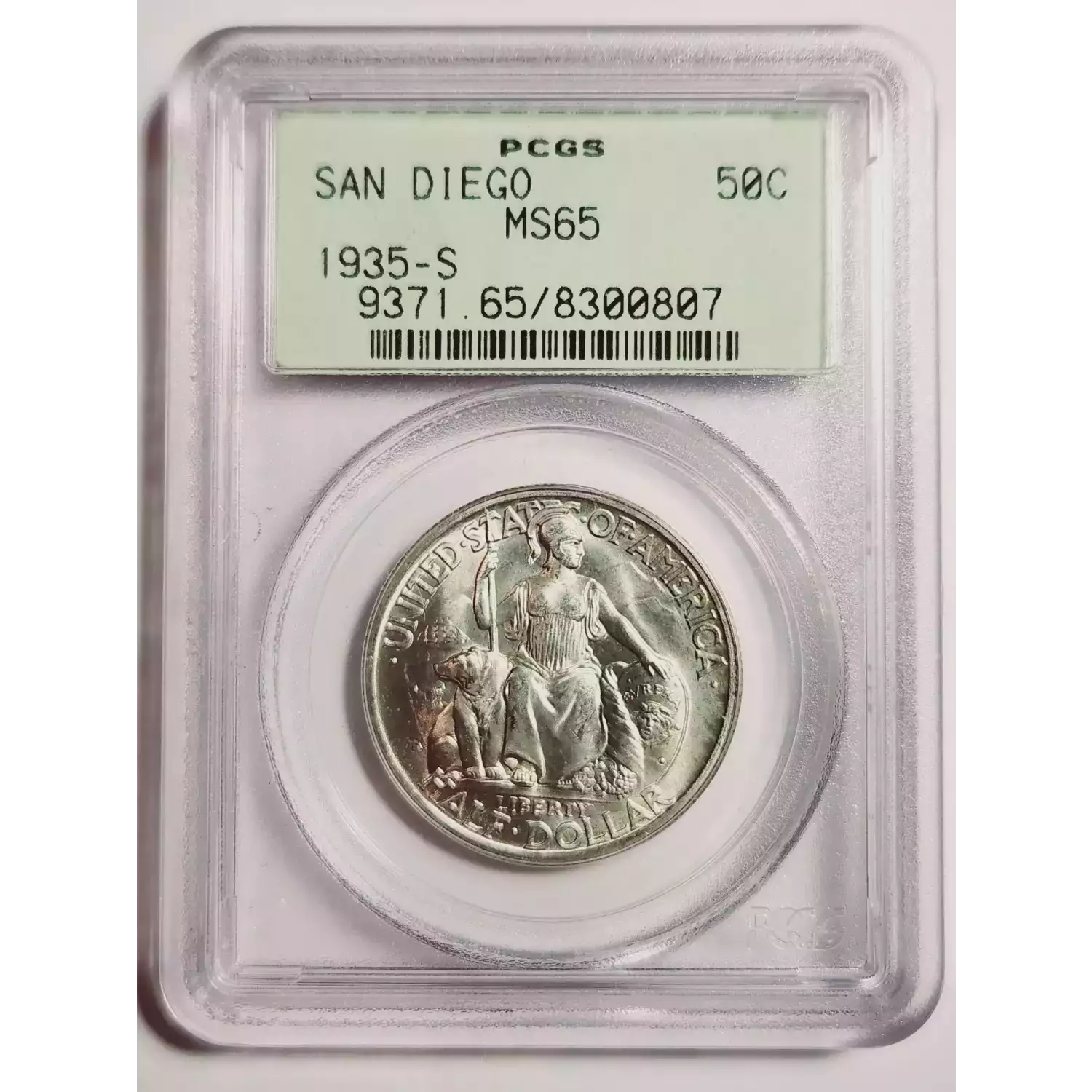 1935-S Classic Commemorative California Pacific International ...