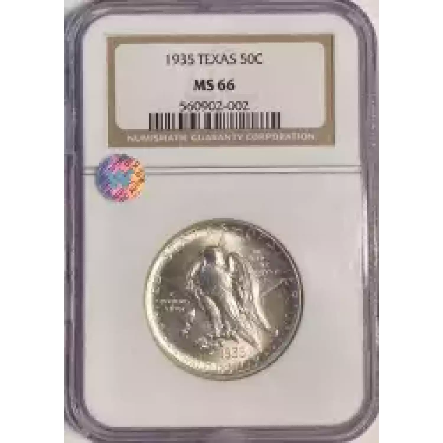 1935 Classic Commemorative Texas Independence Centennial NGC MS-66 ...