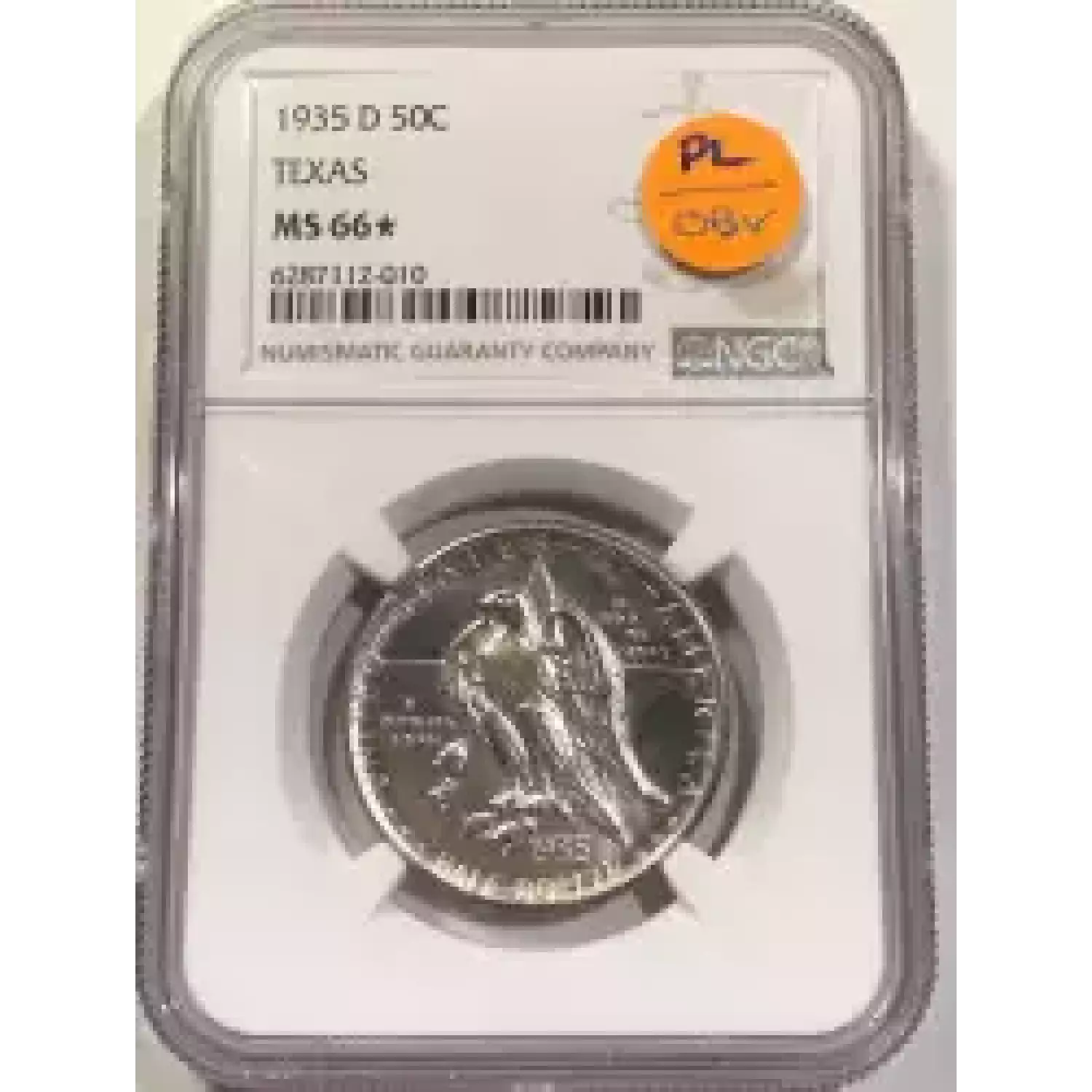 1935-D Classic Commemorative Texas Independence Centennial NGC MS-66 ...