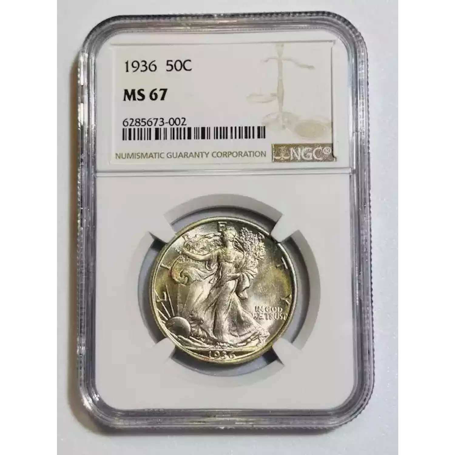 1936 Walking Liberty Half Dollar NGC MS-67 Nice Coin! - Bob Paul Rare Coins
