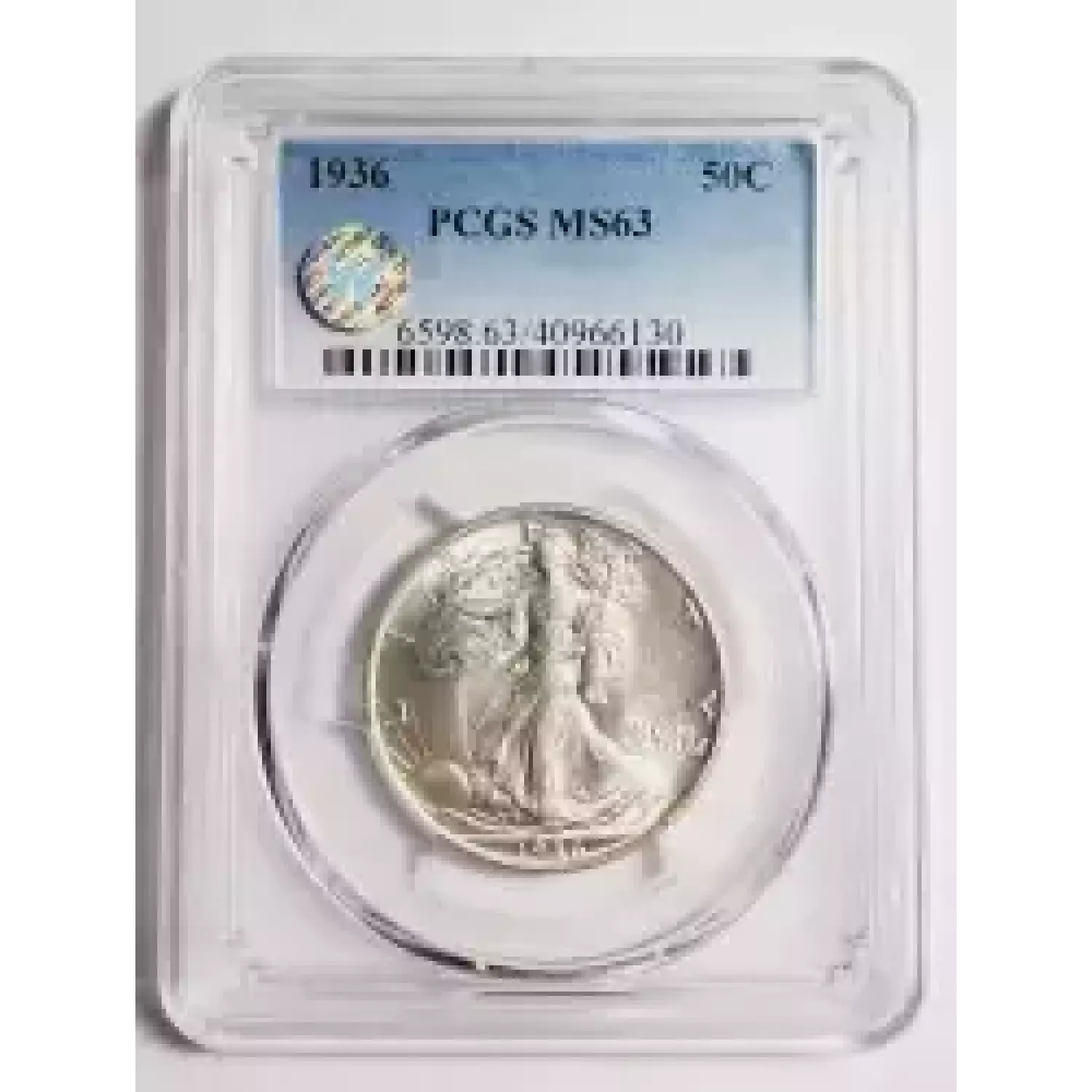 1936 Walking Liberty Half Dollar PCGS MS-63 Sight White - Bob Paul Rare ...