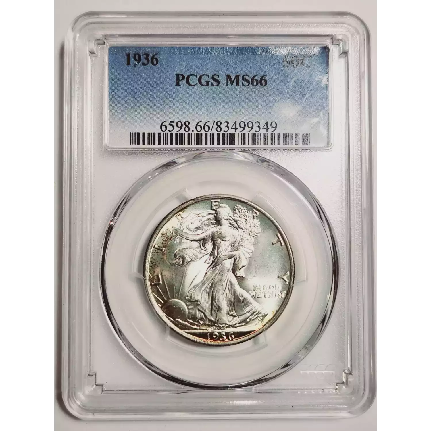 1936 Walking Liberty Half Dollar PCGS MS-66 - ORIGINAL - Bob Paul Rare ...