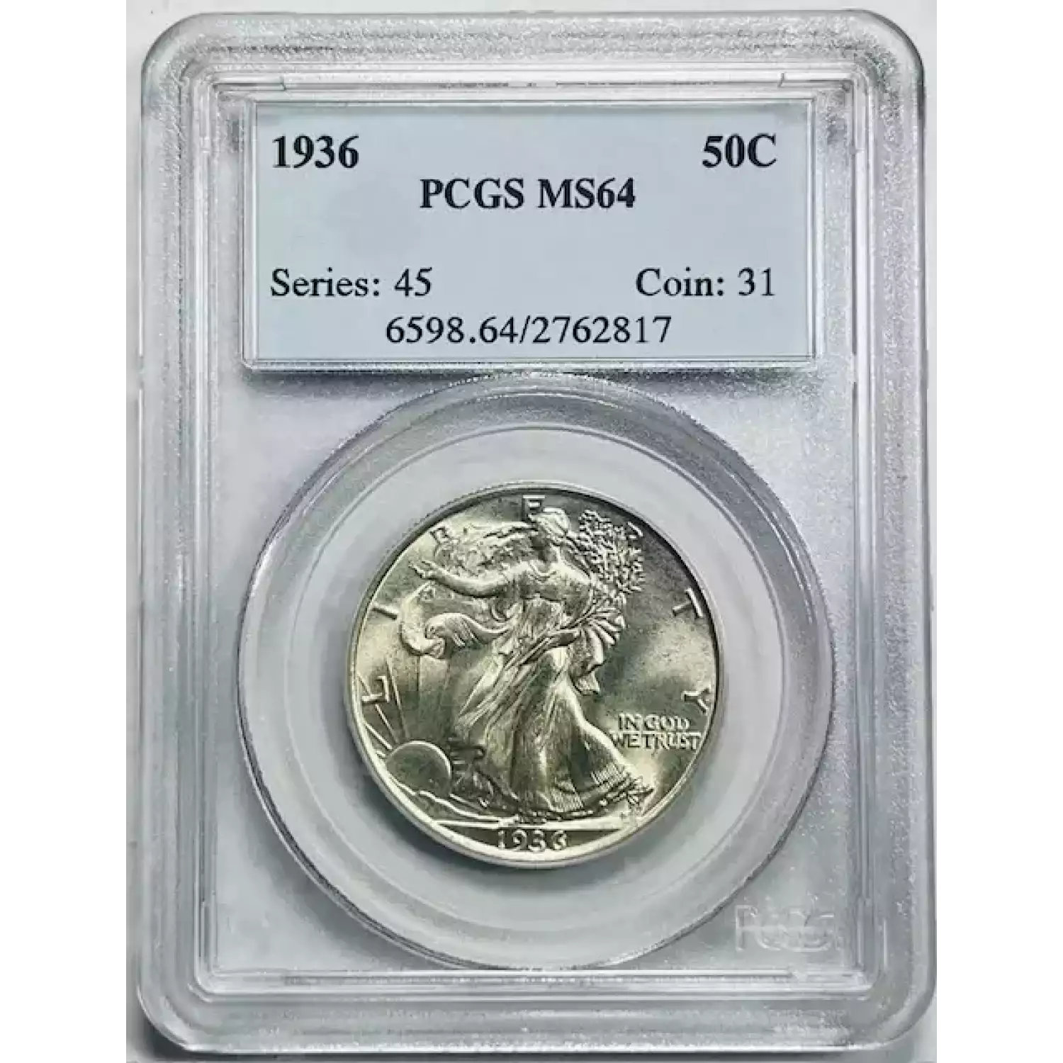 1936 Walking Liberty Half Dollar PCGS MS-64 - Bob Paul Rare Coins