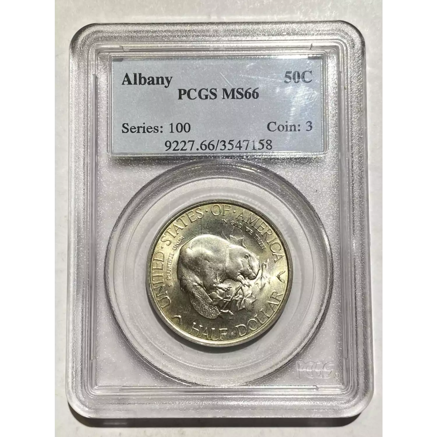1936 Classic Commemorative Albany, New York, Charter PCGS MS-66 Albany ...