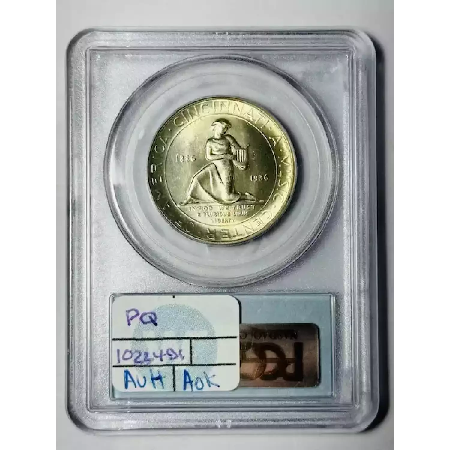 1936 Cincinnati Commemorative PCGS MS-64 Cincinnati- Premium Quality ...