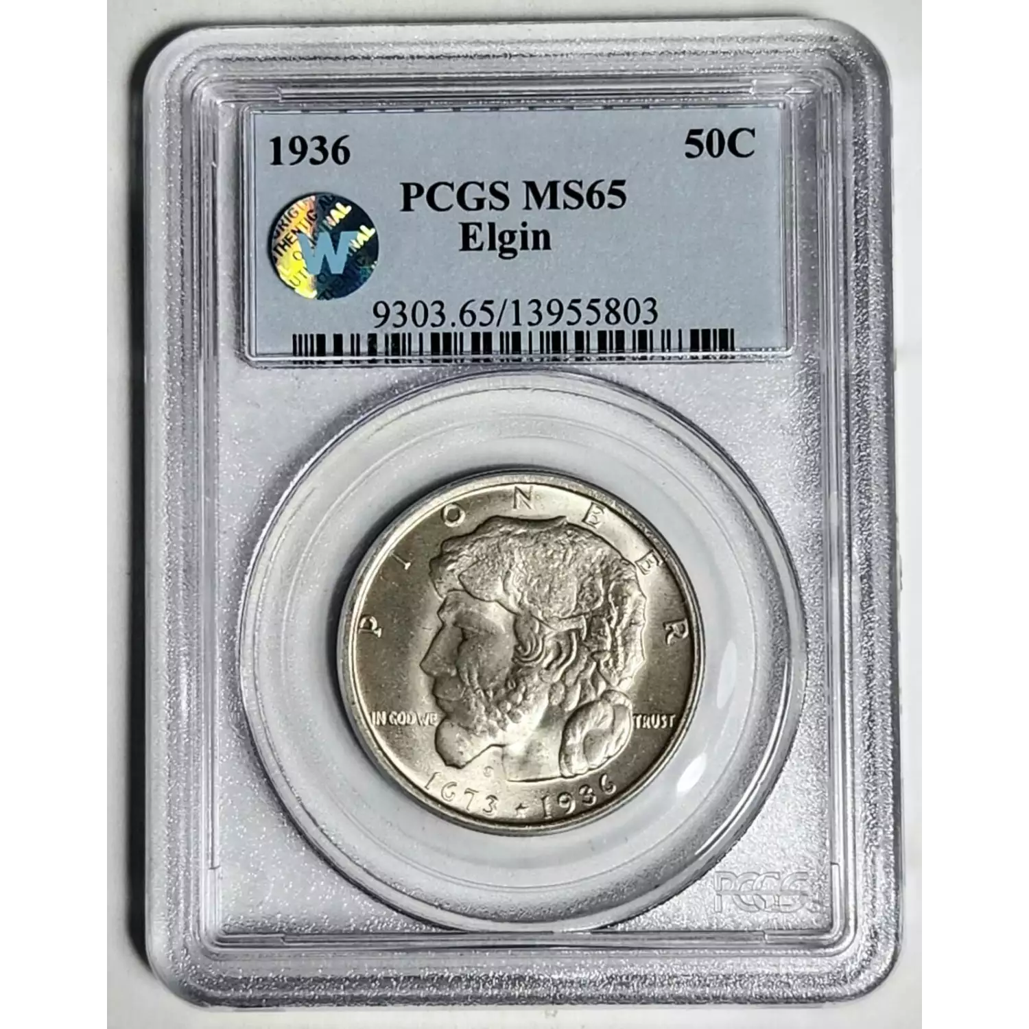 1936 Elgin - IS A 66 PCGS MS-65 - Bob Paul Rare Coins