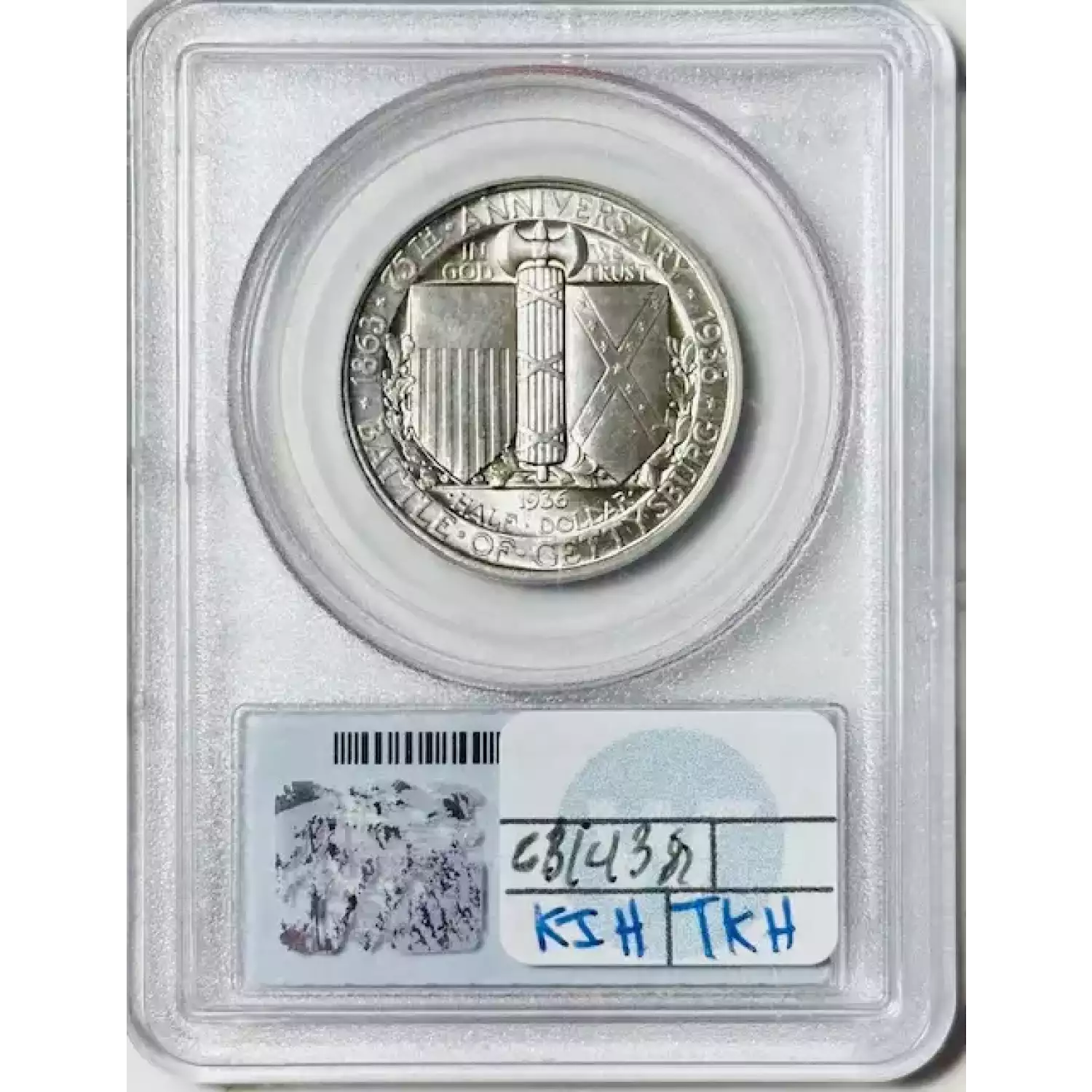 1936 Classic Commemorative Battle of Gettysburg Anniversary PCGS MS-66 ...