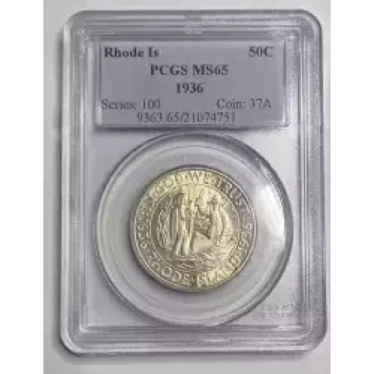 1936 Rhode Island Commemorative PCGS MS-65 Rhode Island - Bob Paul Rare ...