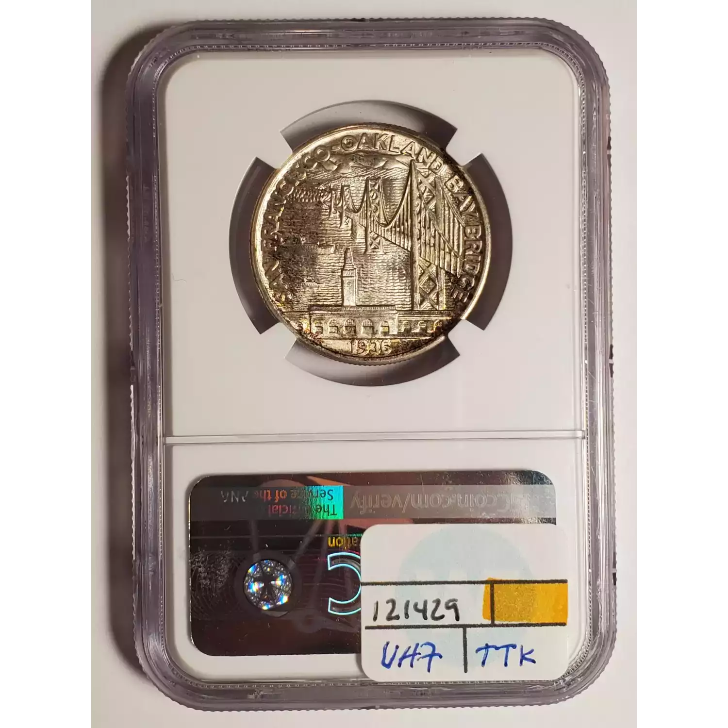 1936 Classic Commemorative San Francisco - Oakland Bay Bridge Opening ...