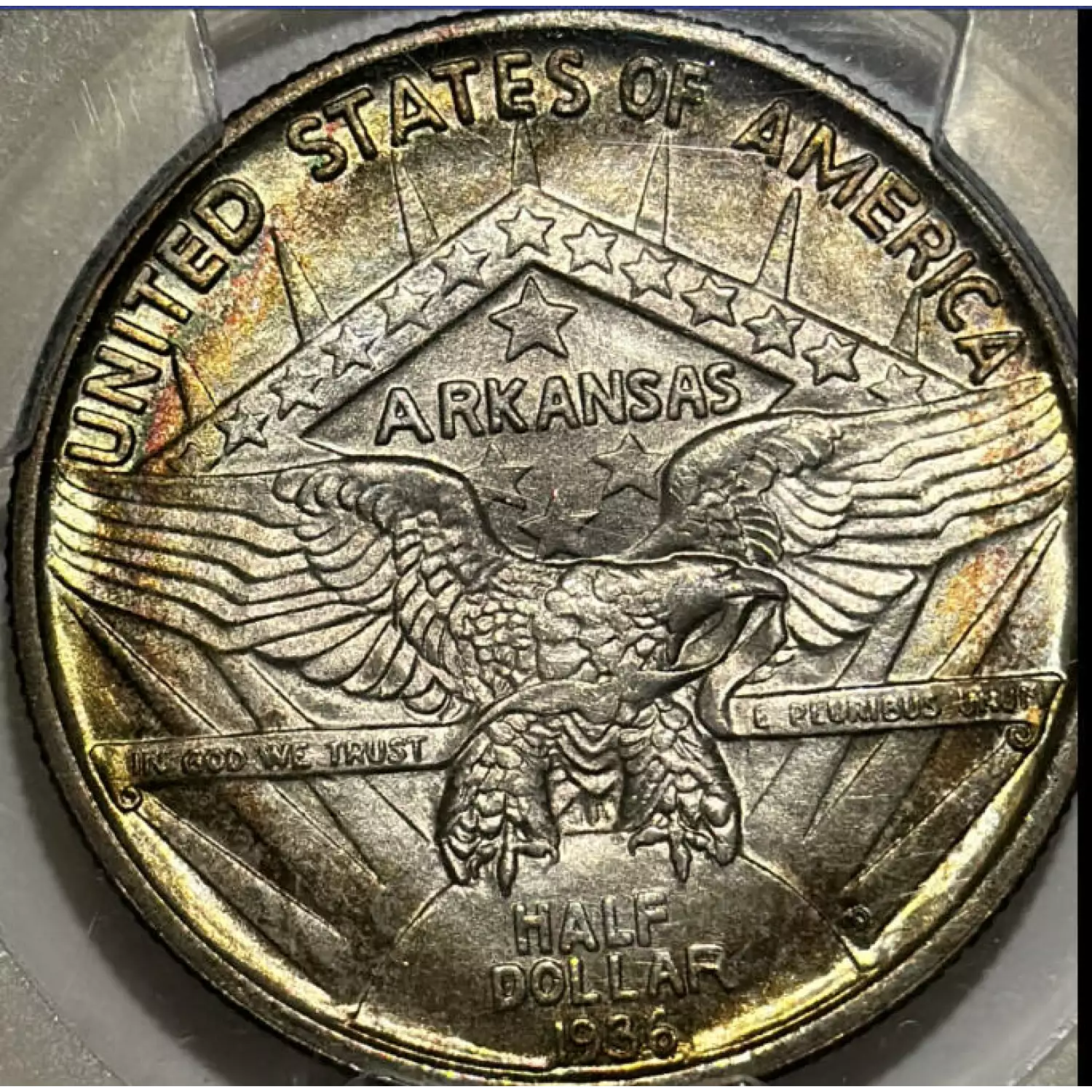 1936-D Classic Commemorative Arkansas Centennial PCGS MS-67+ Arkansas ...