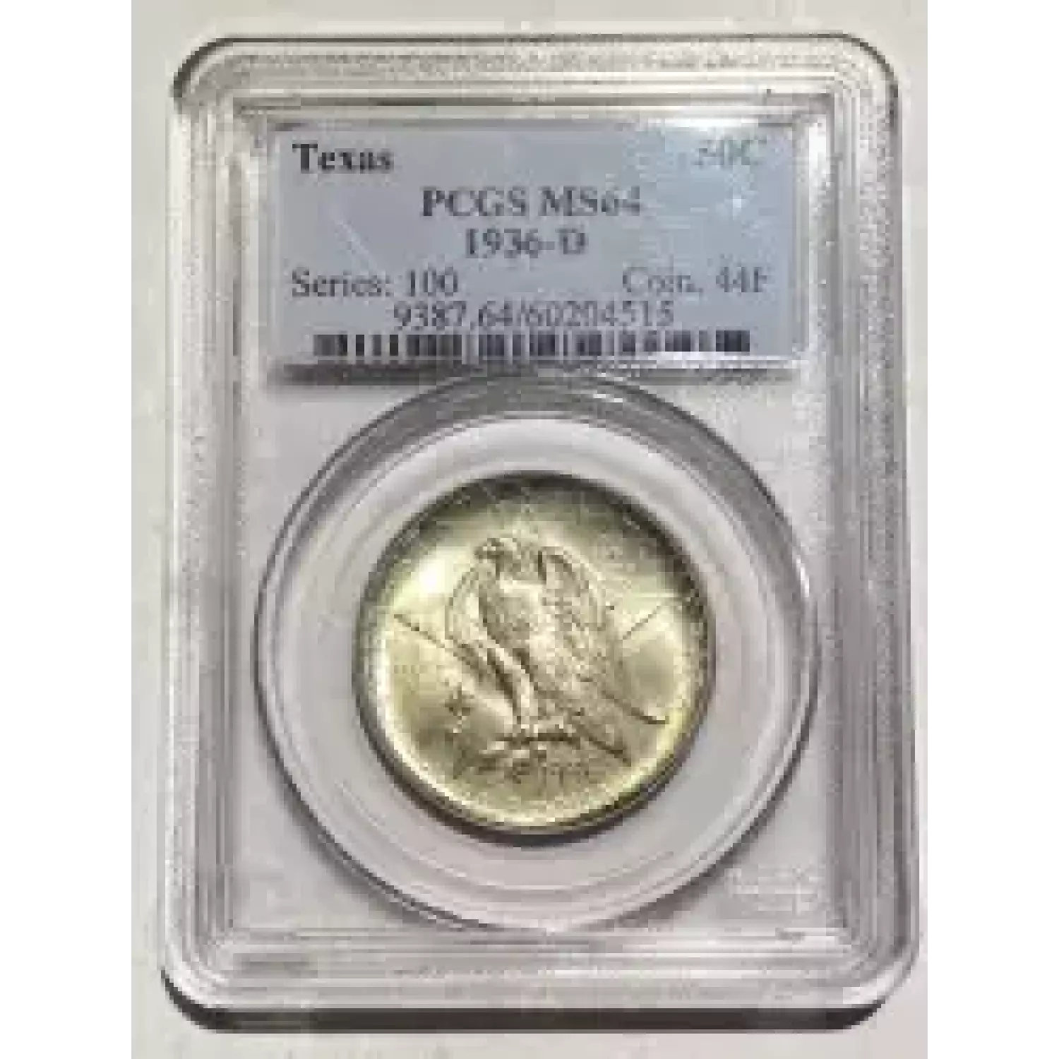 1936-D Classic Commemorative Texas Independence Centennial PCGS MS-64 ...