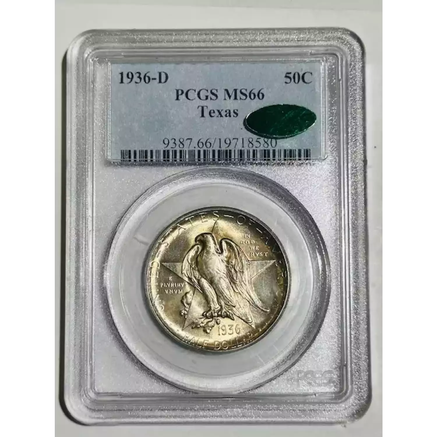 1936-D Classic Commemorative Texas Independence Centennial PCGS MS-66 ...