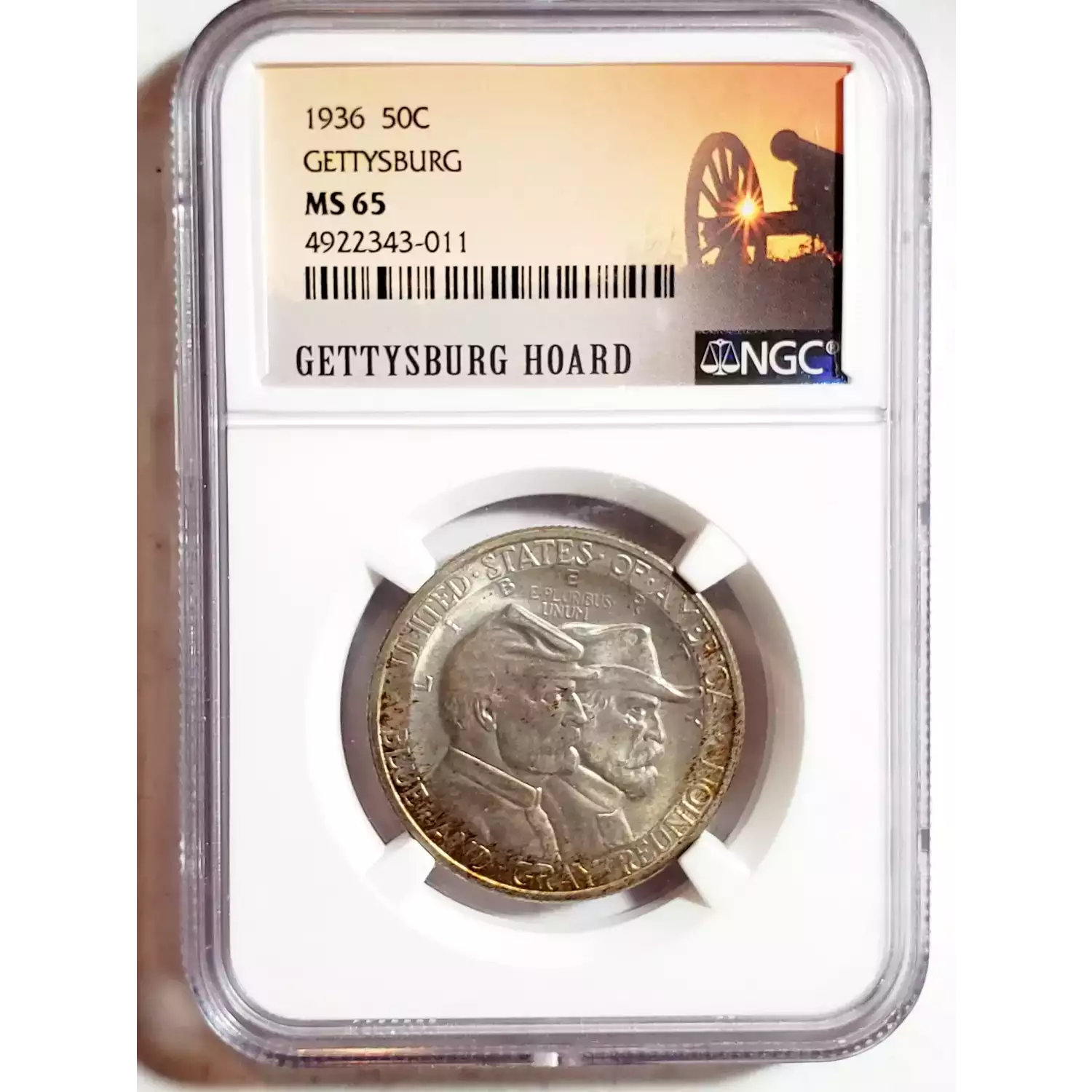 1936 NGC MS-65 GETTYSBURG Classic Commemorative Grant Memorial - Bob ...