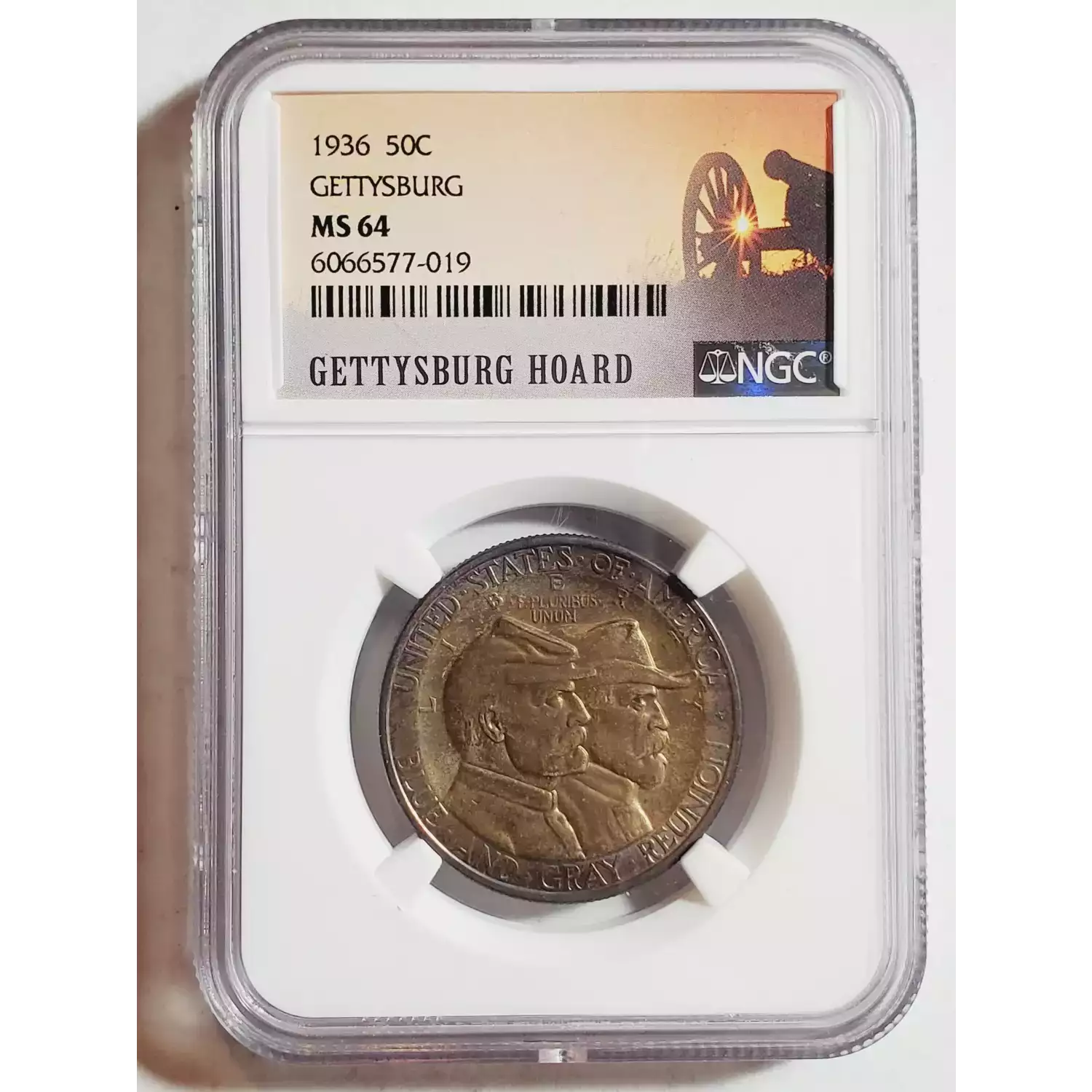 1936 Classic Commemorative Grant Memorial NGC MS-64 GETTYSBURG - Bob ...