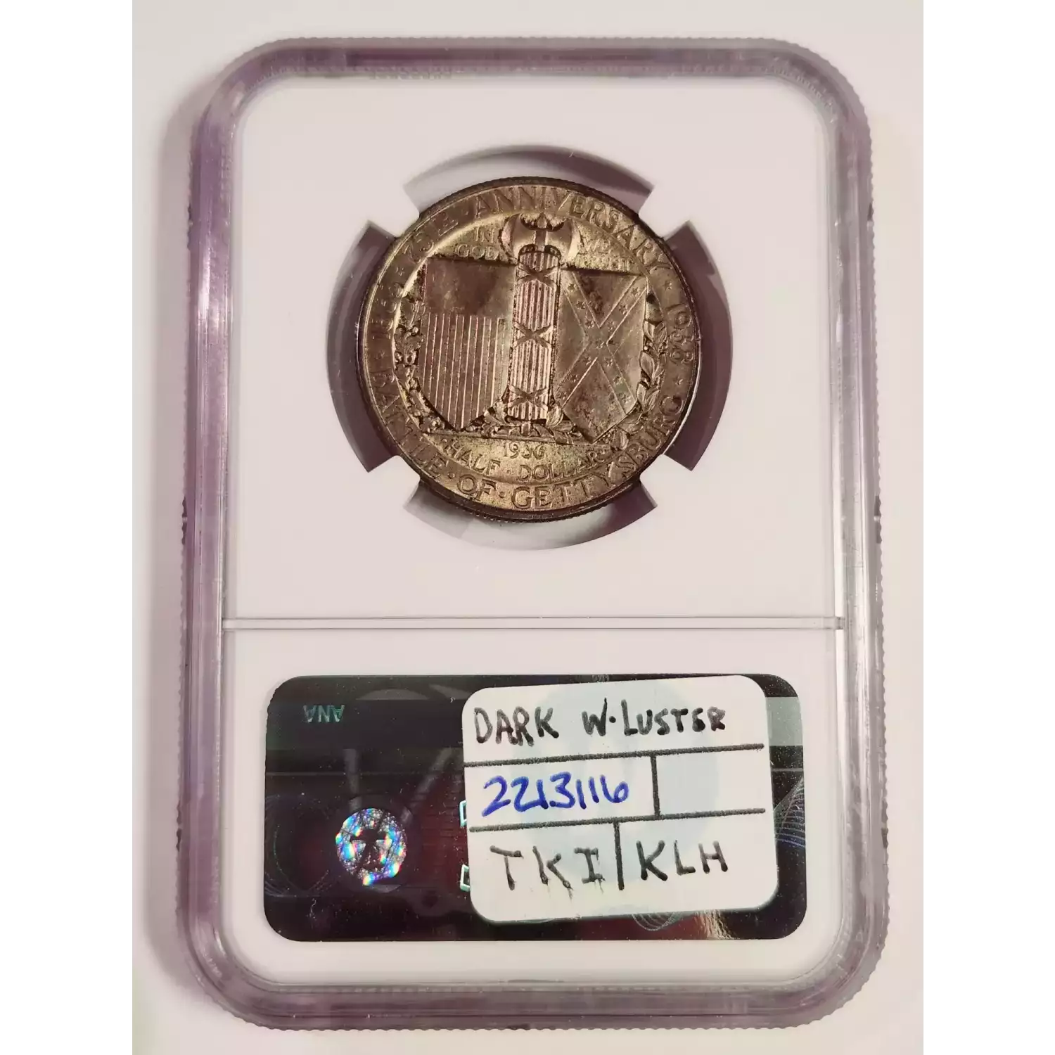 1936 Classic Commemorative Grant Memorial NGC MS-63 - Dark w/ Luster ...