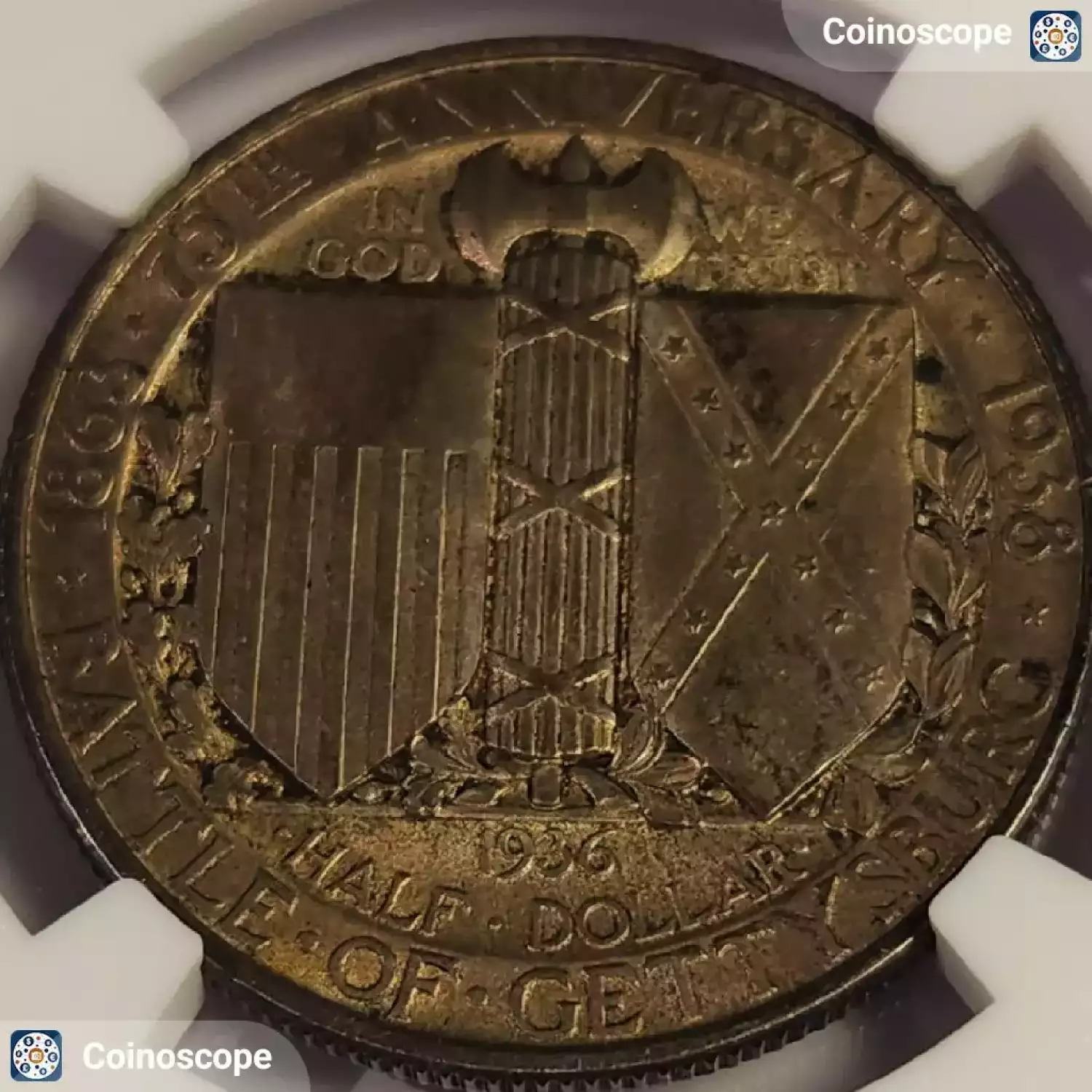 1936 Classic Commemorative Grant Memorial NGC MS-63 - Dark w/ Luster ...